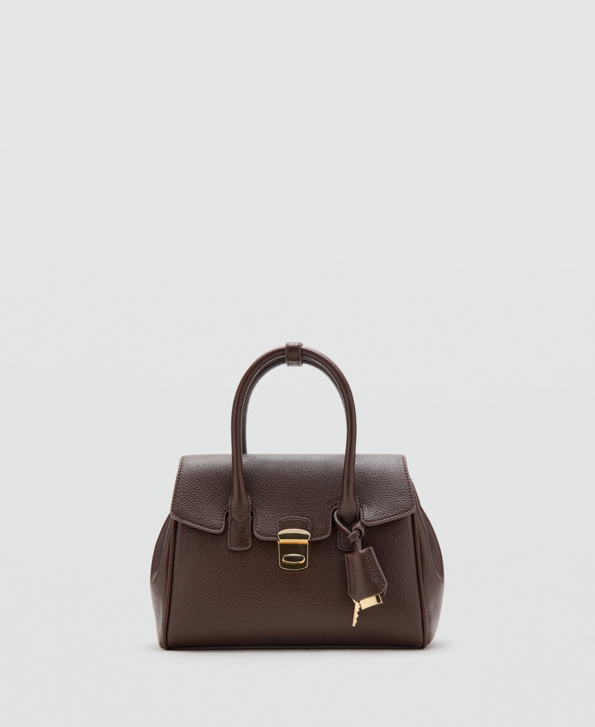 Click here for Mango Womens Medium City Flap Handbag - Chocolate prices