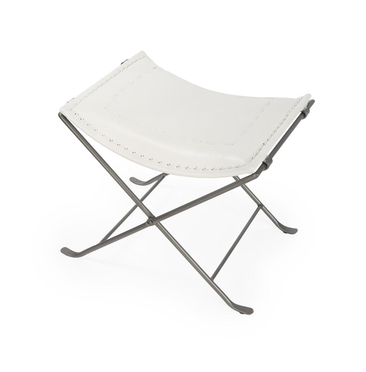 Click here for Butler Specialty Melton Leather 21.5W Accent Stool... prices