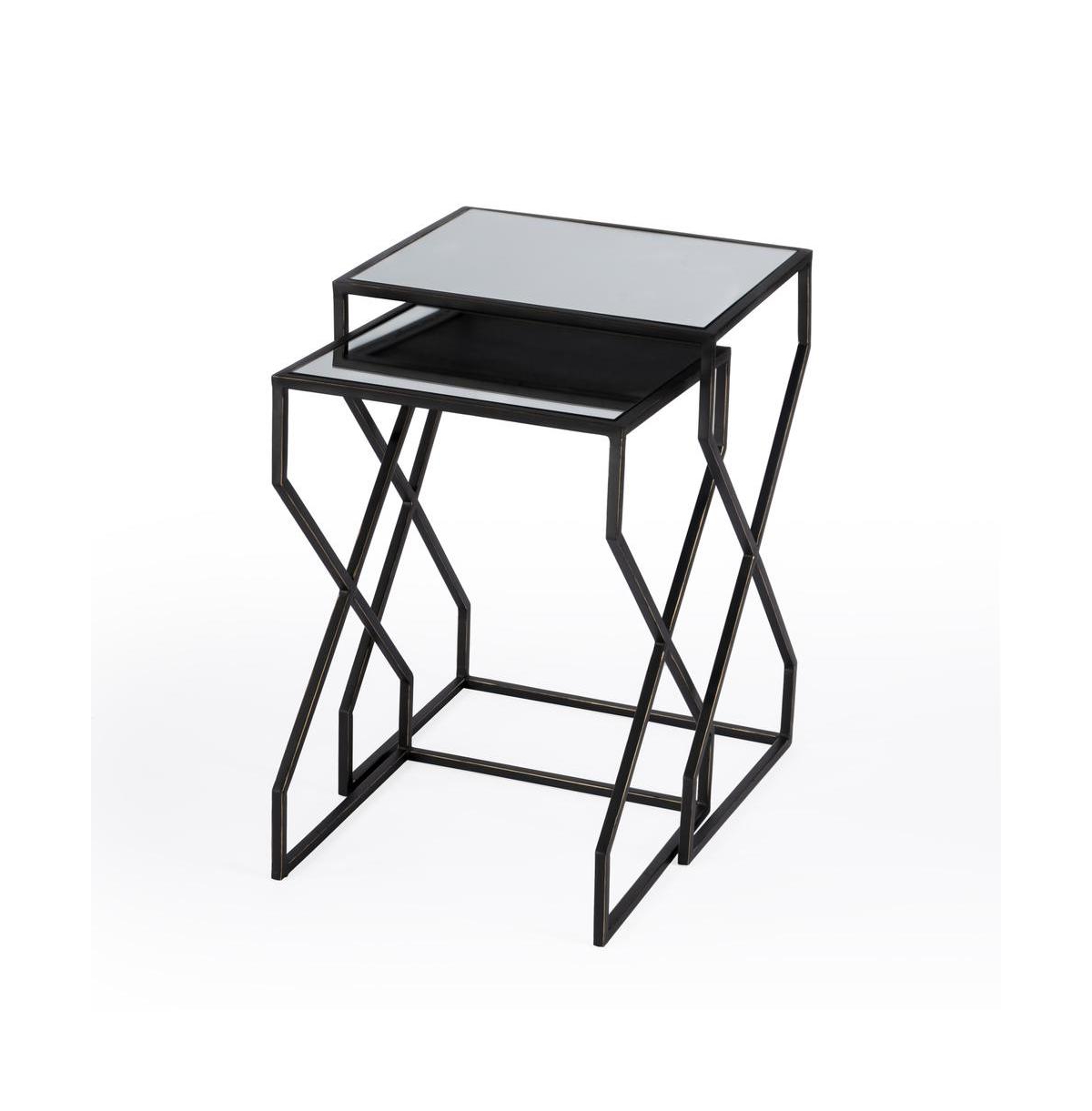 Click here for Butler Specialty Demi Modern Mirrored Nesting Tabl... prices