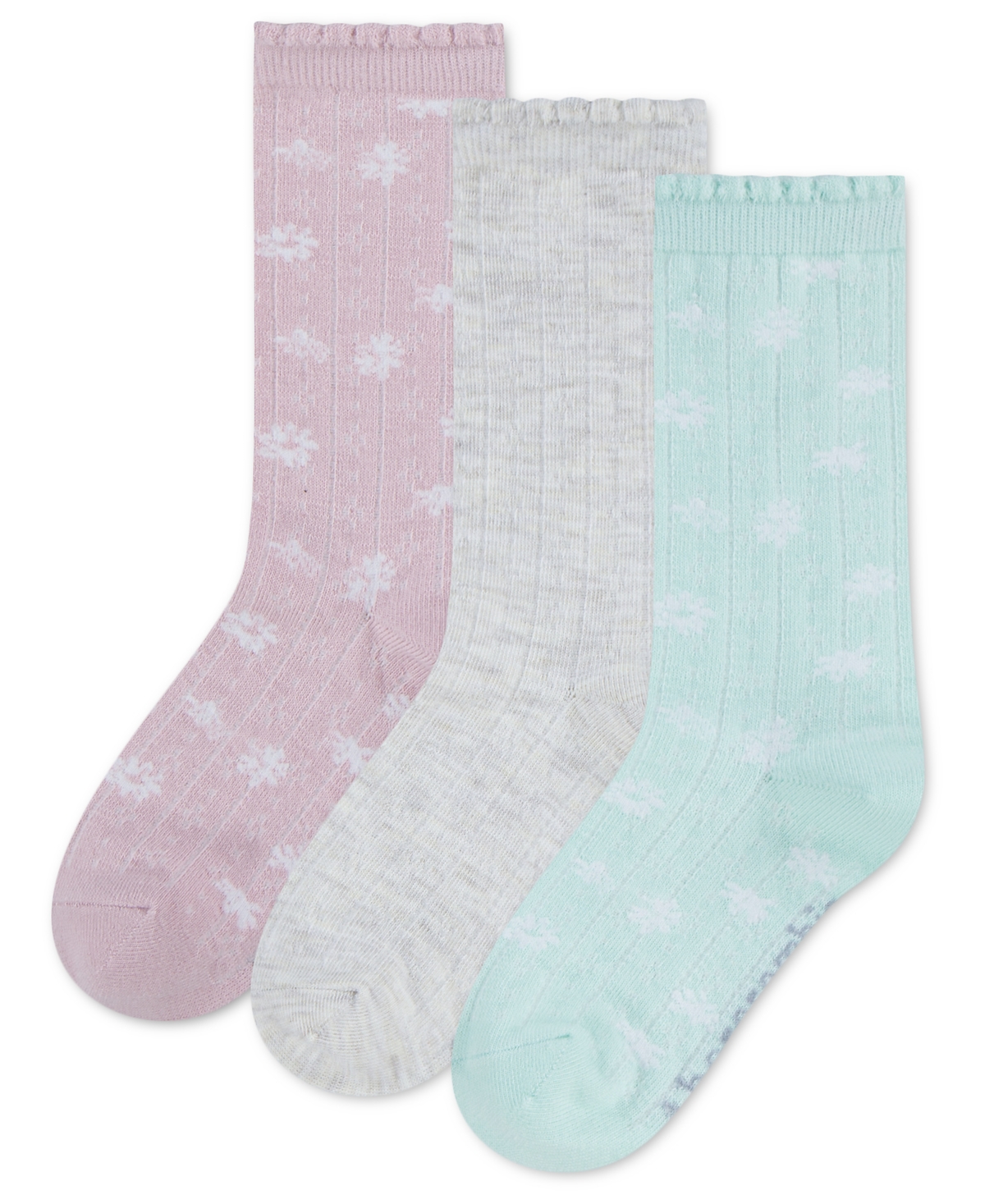 Click here for abercrombie kids Girls 7-11 Floral Pointelle Crew... prices