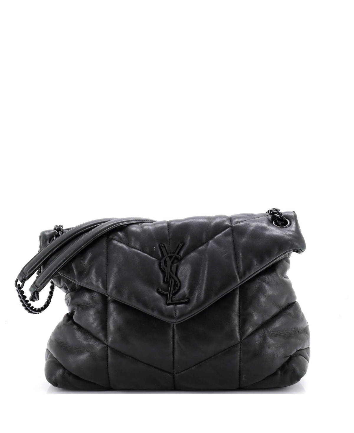 Click here for Pre-Owned Saint Laurent Medium Loulou Puffer Shoul... prices