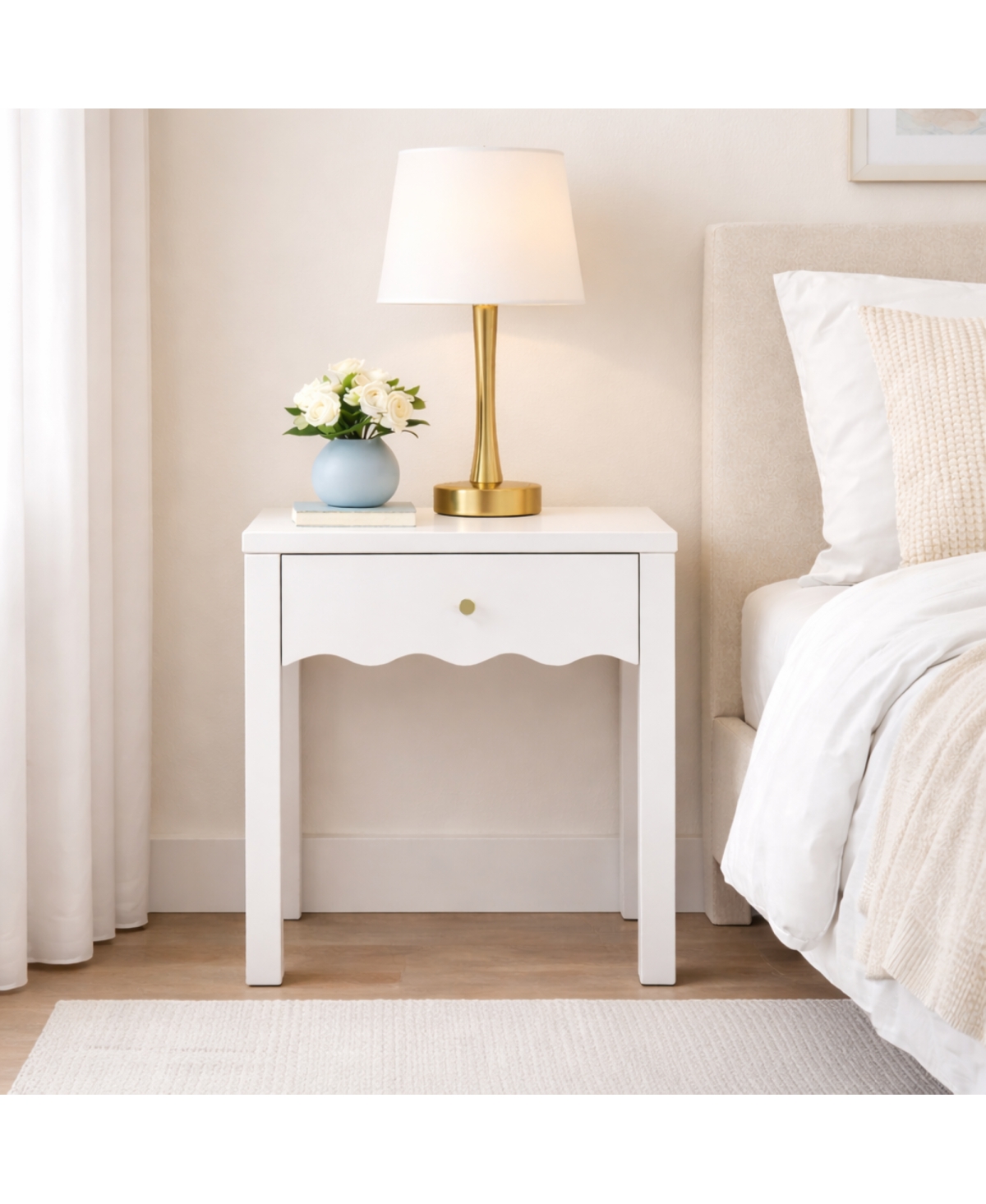 Click here for Streamdale Furniture Modern Nightstand with Drawer... prices