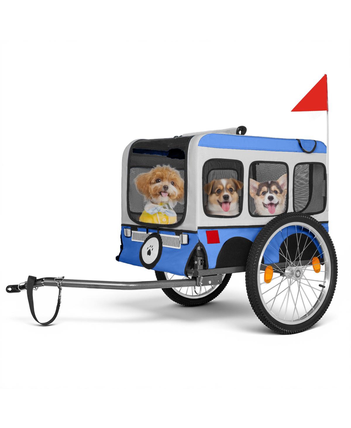 Click here for Streamdale Large Folding Dog Bike Trailer - Heavy-... prices