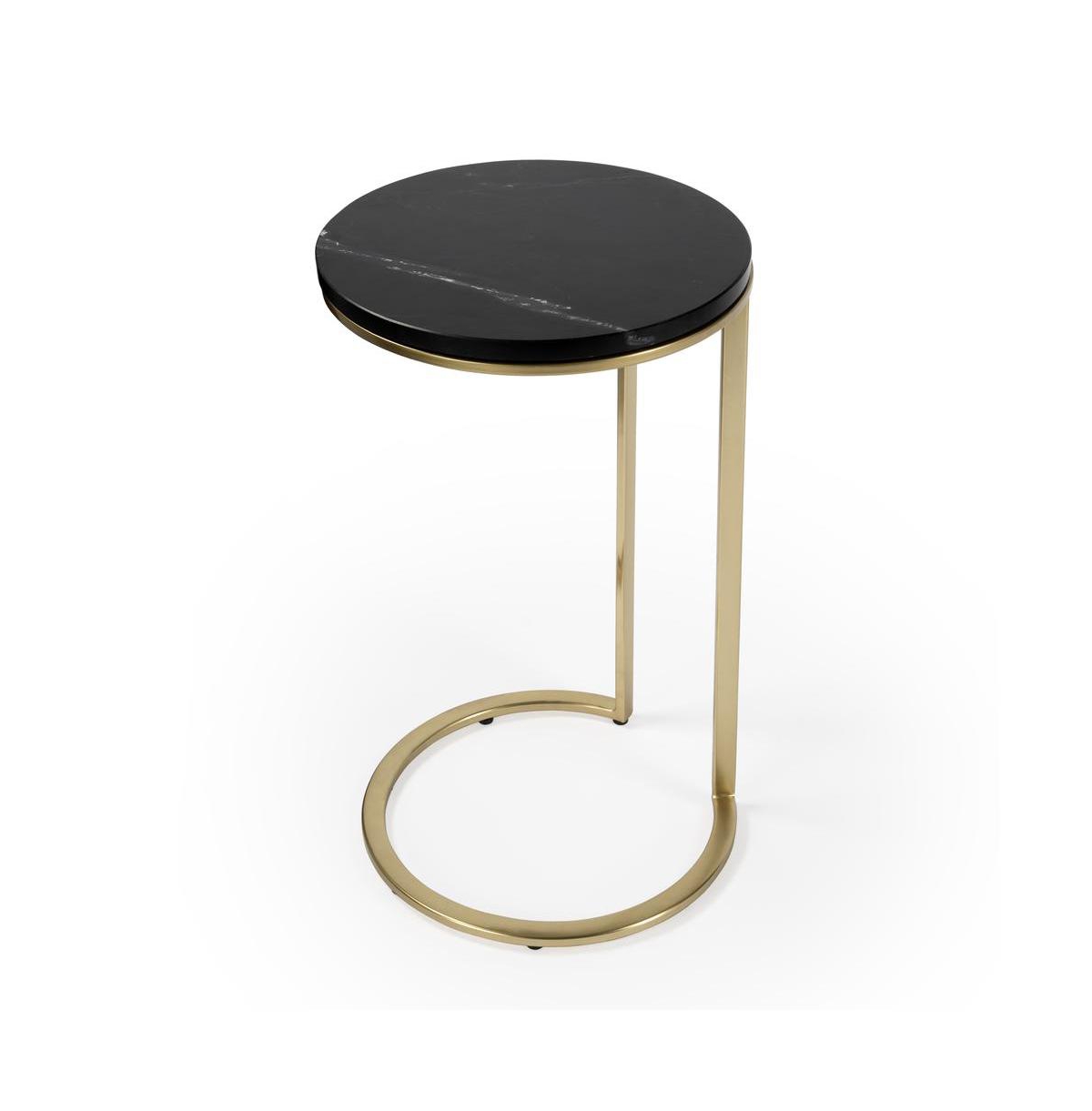 Click here for Butler Specialty Shounderia Marble Side Table - Bl... prices