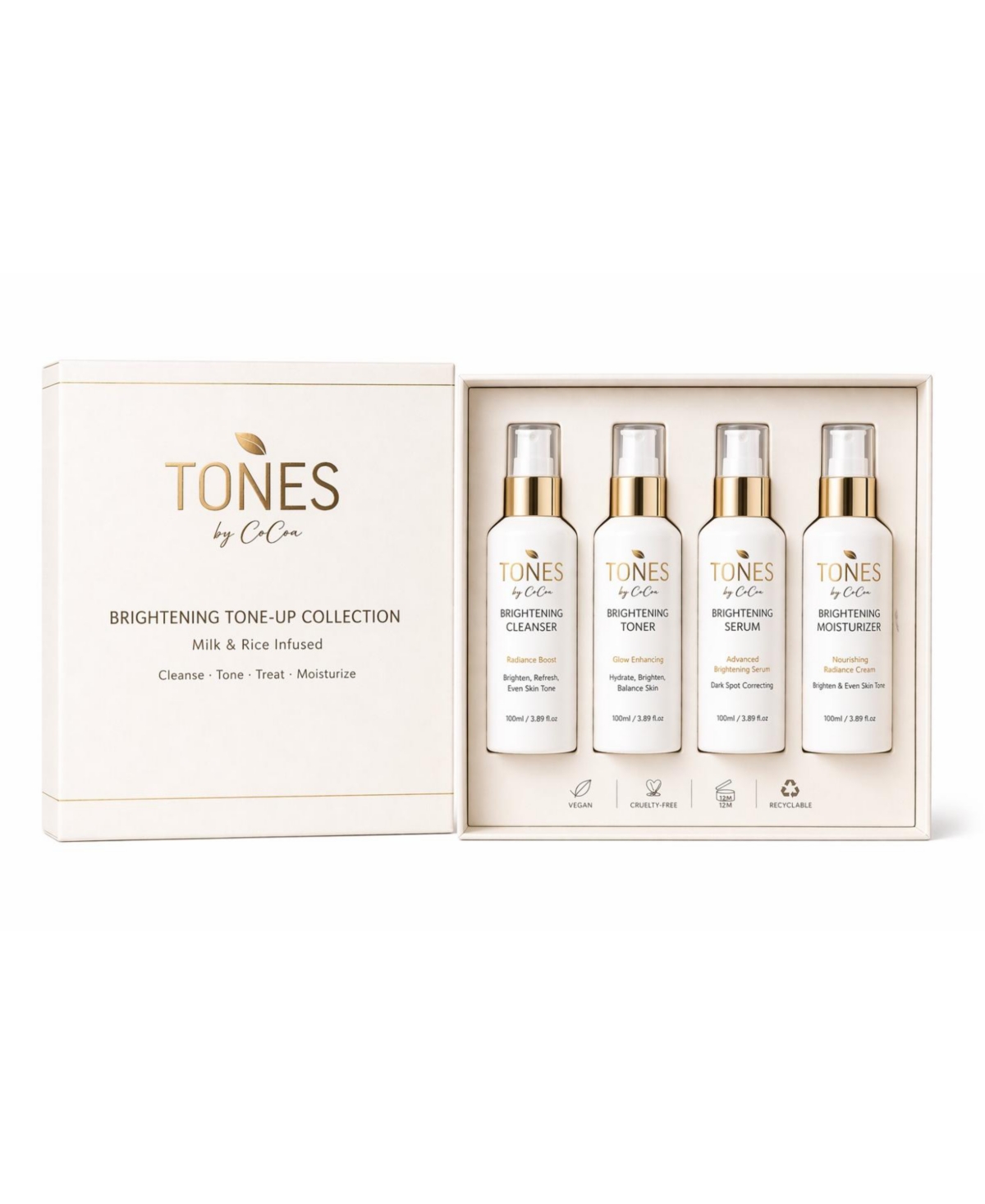 Click here for Tones By CoCoa Mini Brightening Tone Up Collection prices