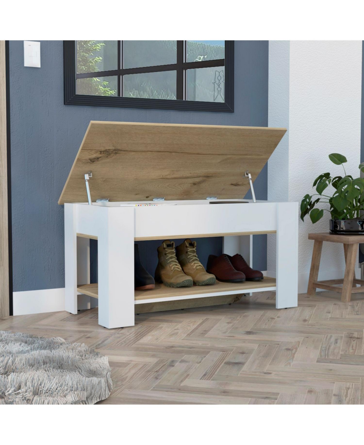 Click here for flynama Light Lift-Top Storage Table - Multicolor prices