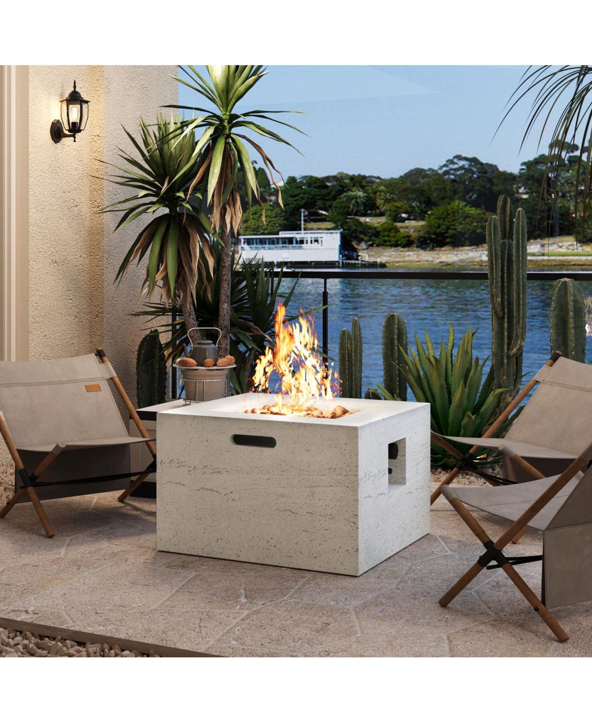 Click here for Streamdale Furniture 24-Inch Square Propane Fire P... prices
