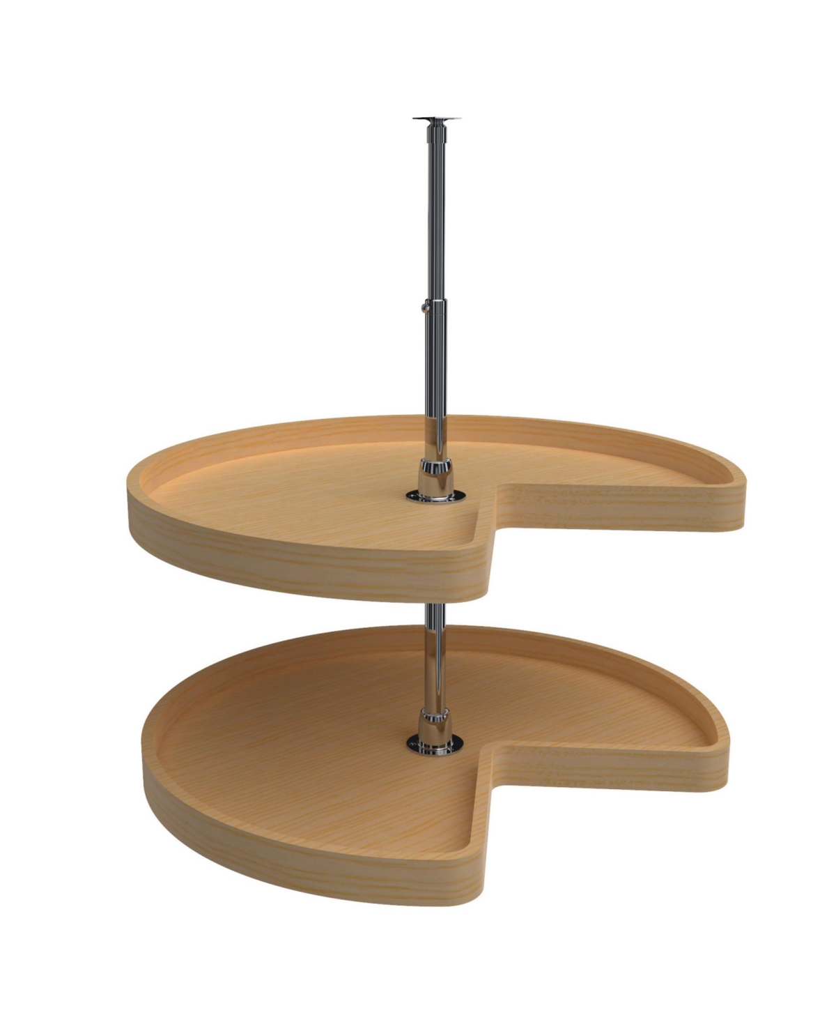 Click here for Rev-a-Shelf 28 Lazy Susan Kidney-Shaped 2-Shelf Ki... prices