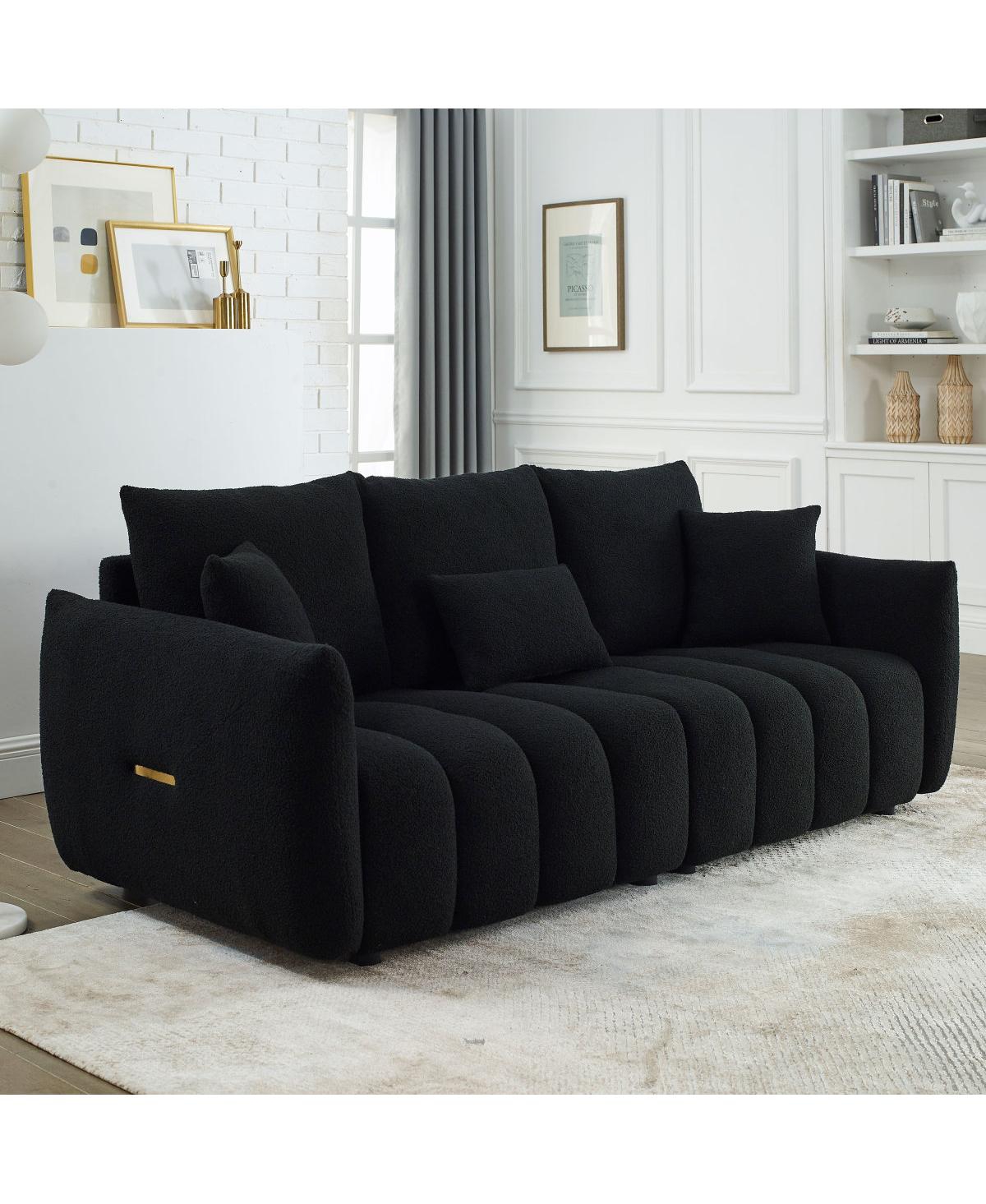 Click here for Streamdale Furniture 79.5 Premium Teddy Fabric 3-S... prices