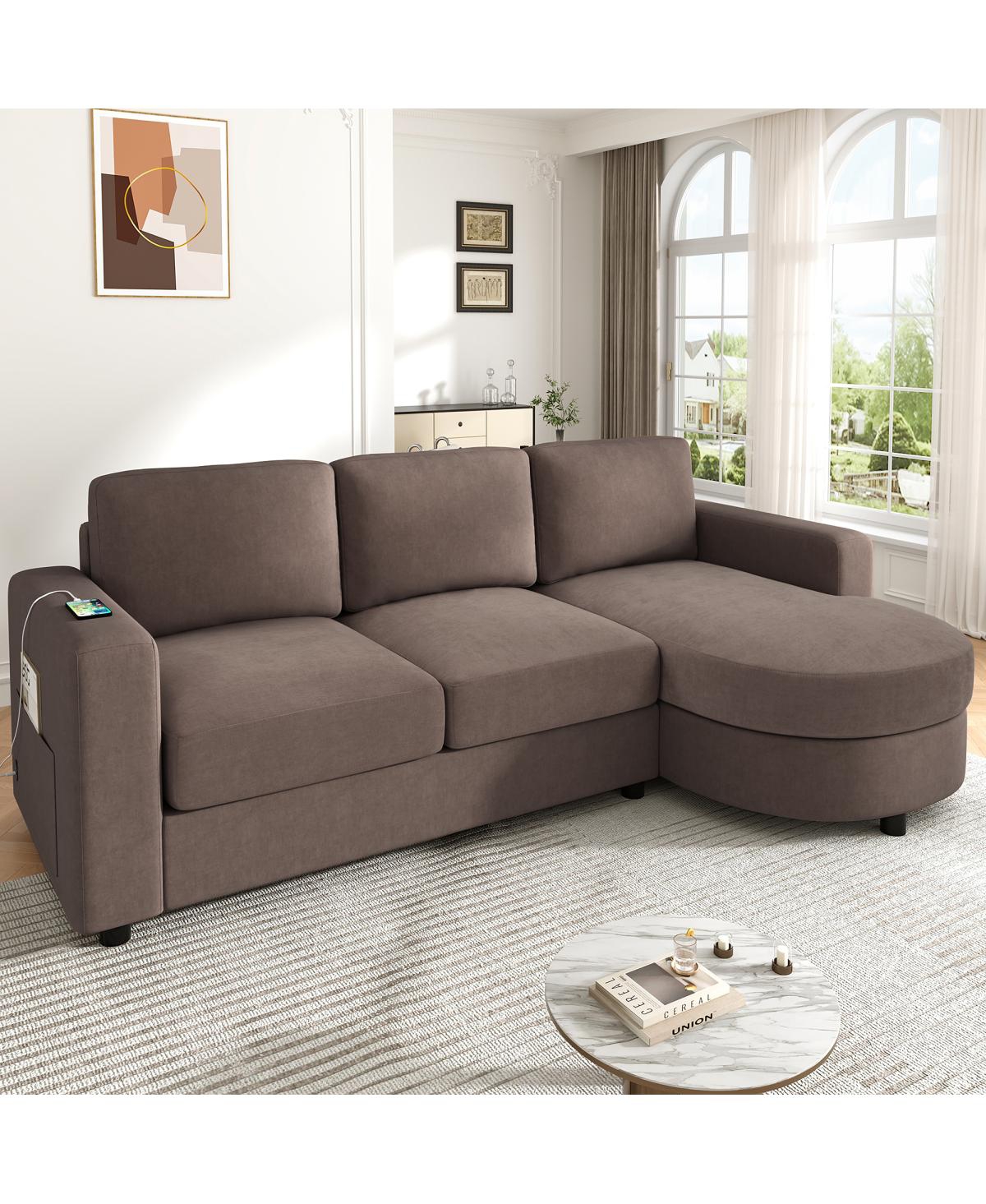 Click here for Streamdale Furniture Modern 84.6 L-Shaped Sectiona... prices