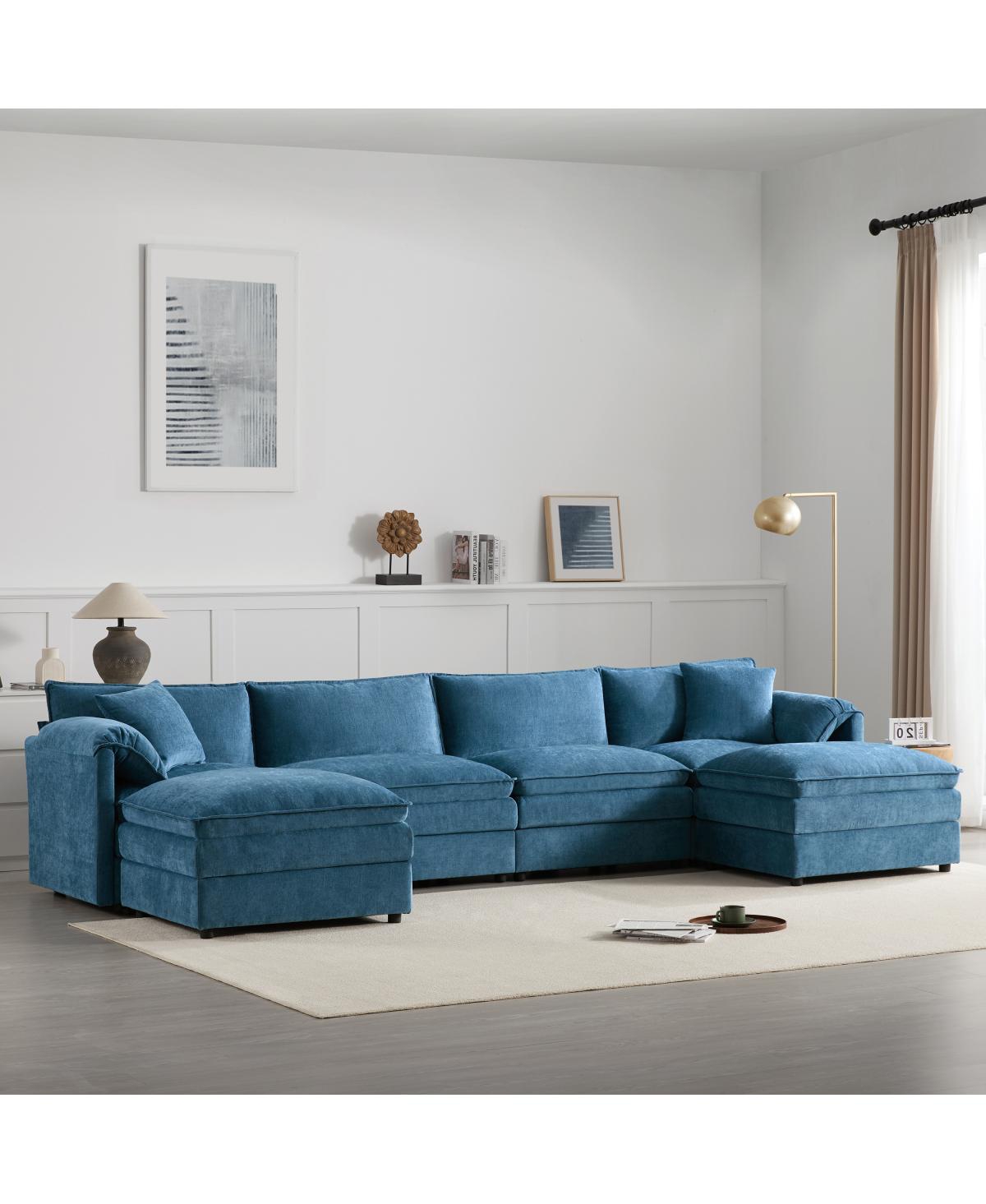 Click here for Streamdale Furniture 136 Chenille U-Shaped Modular... prices