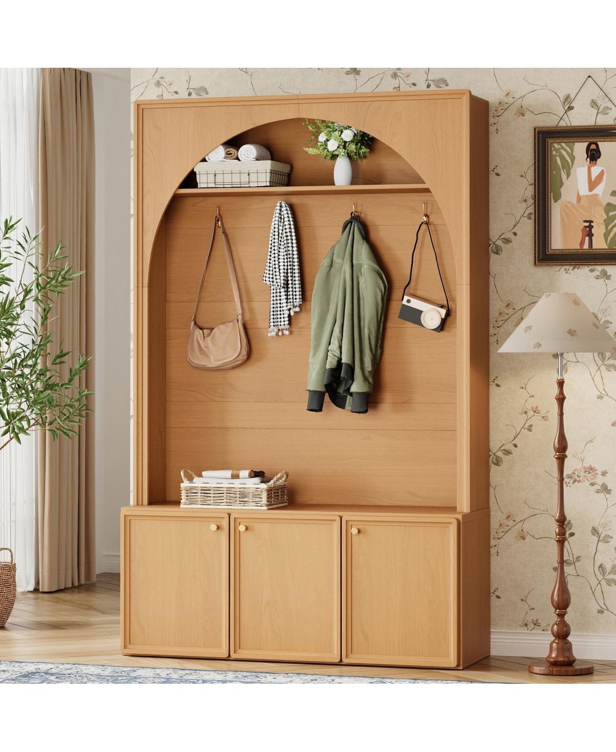 Click here for Streamdale Furniture Farmhouse Arched Hall Tree wi... prices