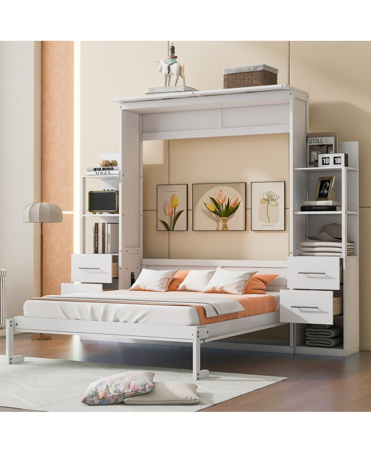 Click here for Streamdale Furniture Murphy Bed Wall Bed with Shel... prices