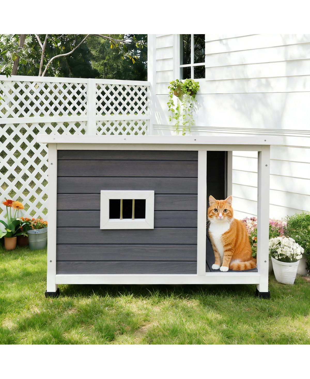 Click here for Streamdale Furniture Outdoor Cat House with Waterp... prices
