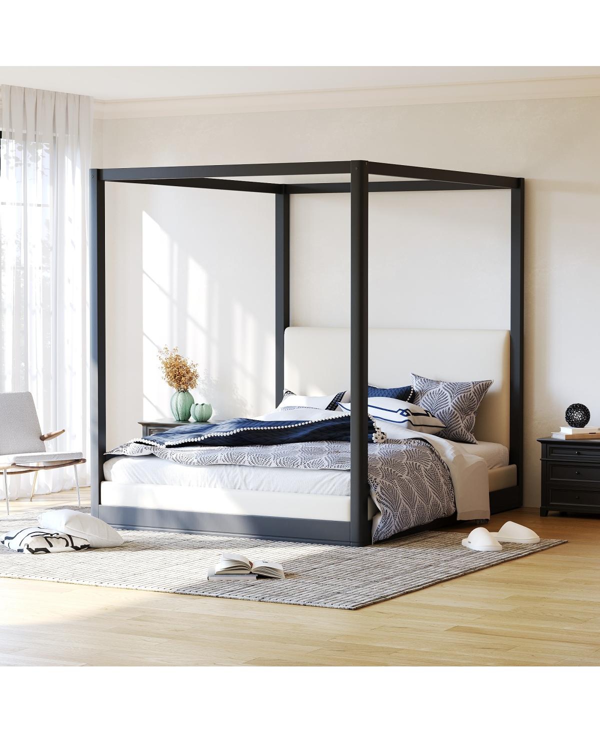 Click here for Streamdale Furniture Canopy Platform Bed with Upho... prices