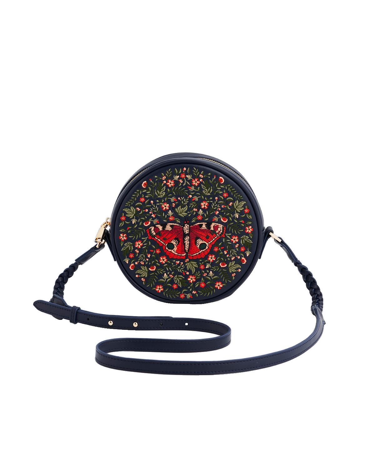 Click here for Fable England Womens Butterfly Embroidered Circle... prices