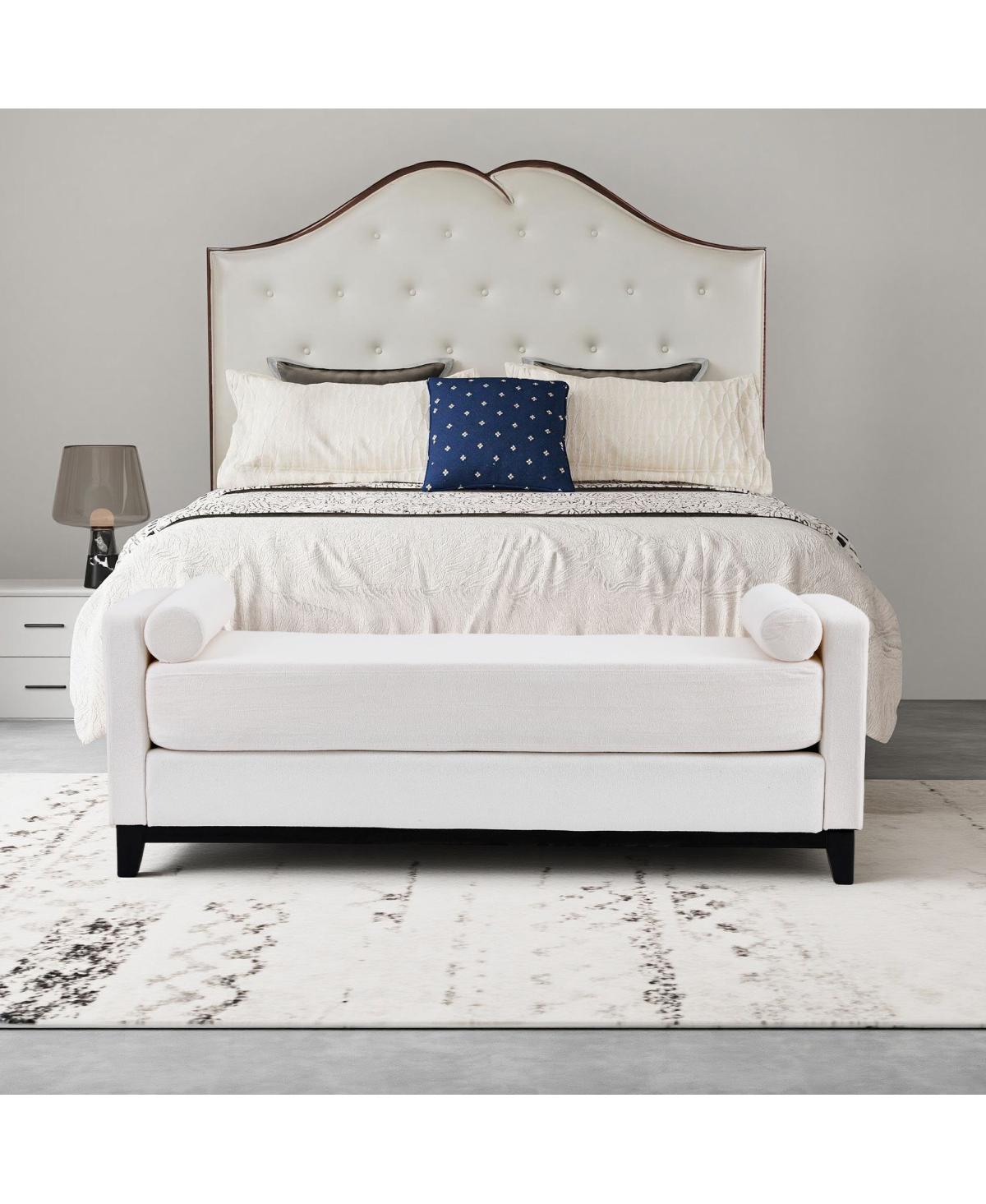 Click here for Streamdale Furniture Sherpa Fleece Upholstered Ben... prices