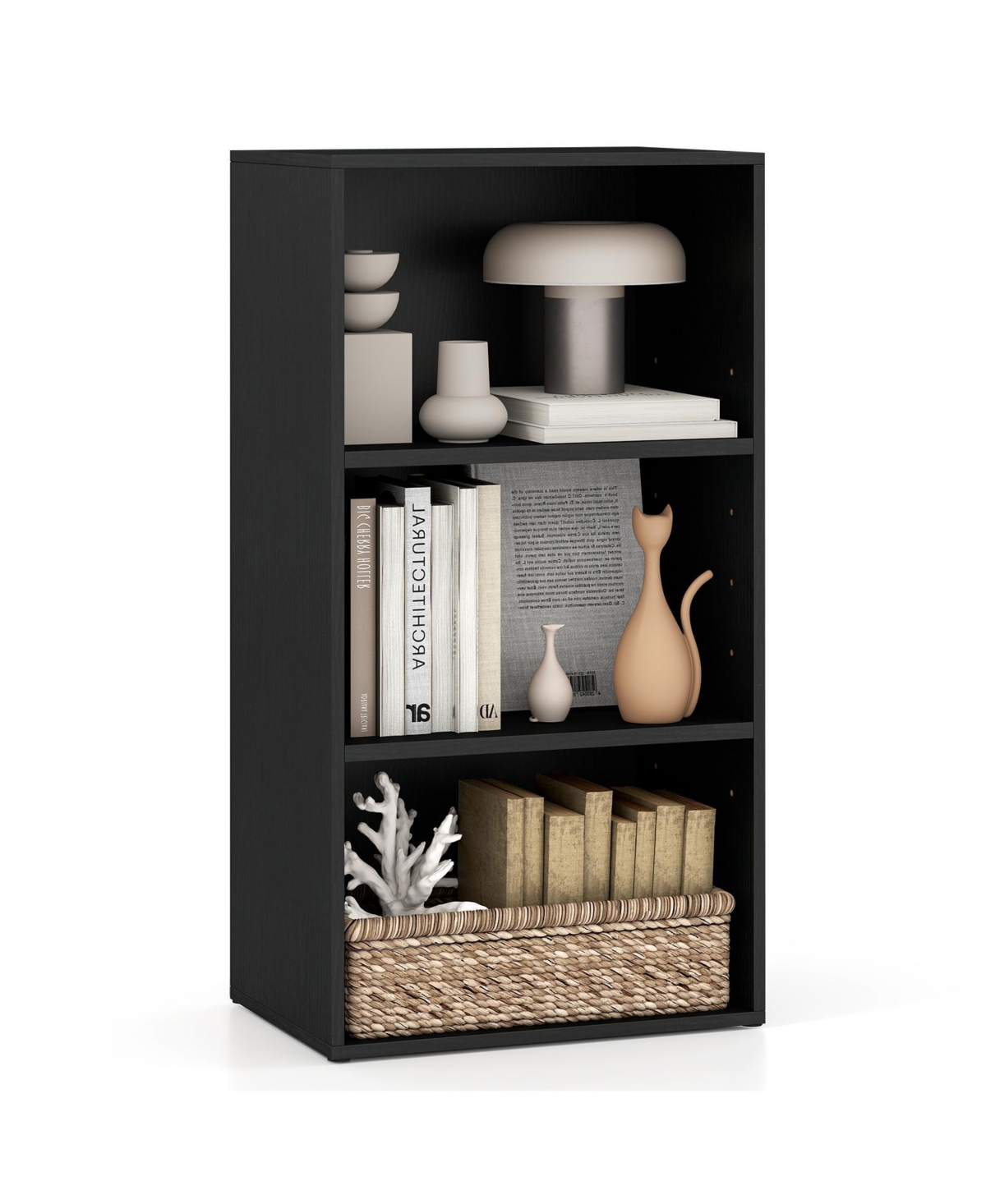 Click here for Gymax 3-Tier Cube Bookcase Modern Open Bookshelf w... prices