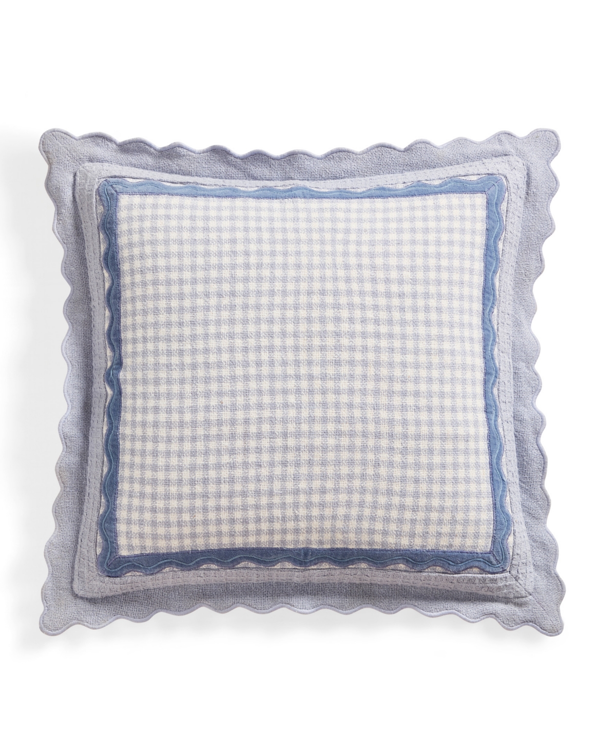 Click here for Peri Home Gingham Scallop Decorative Pillow  20 x... prices
