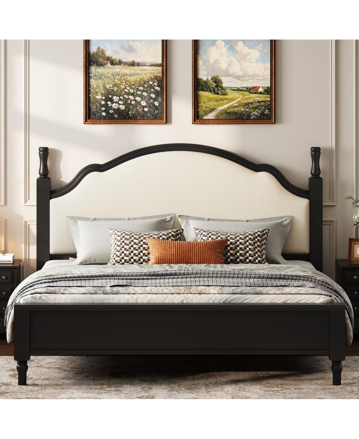Click here for Streamdale Furniture King Size Wood Platform Bed w... prices