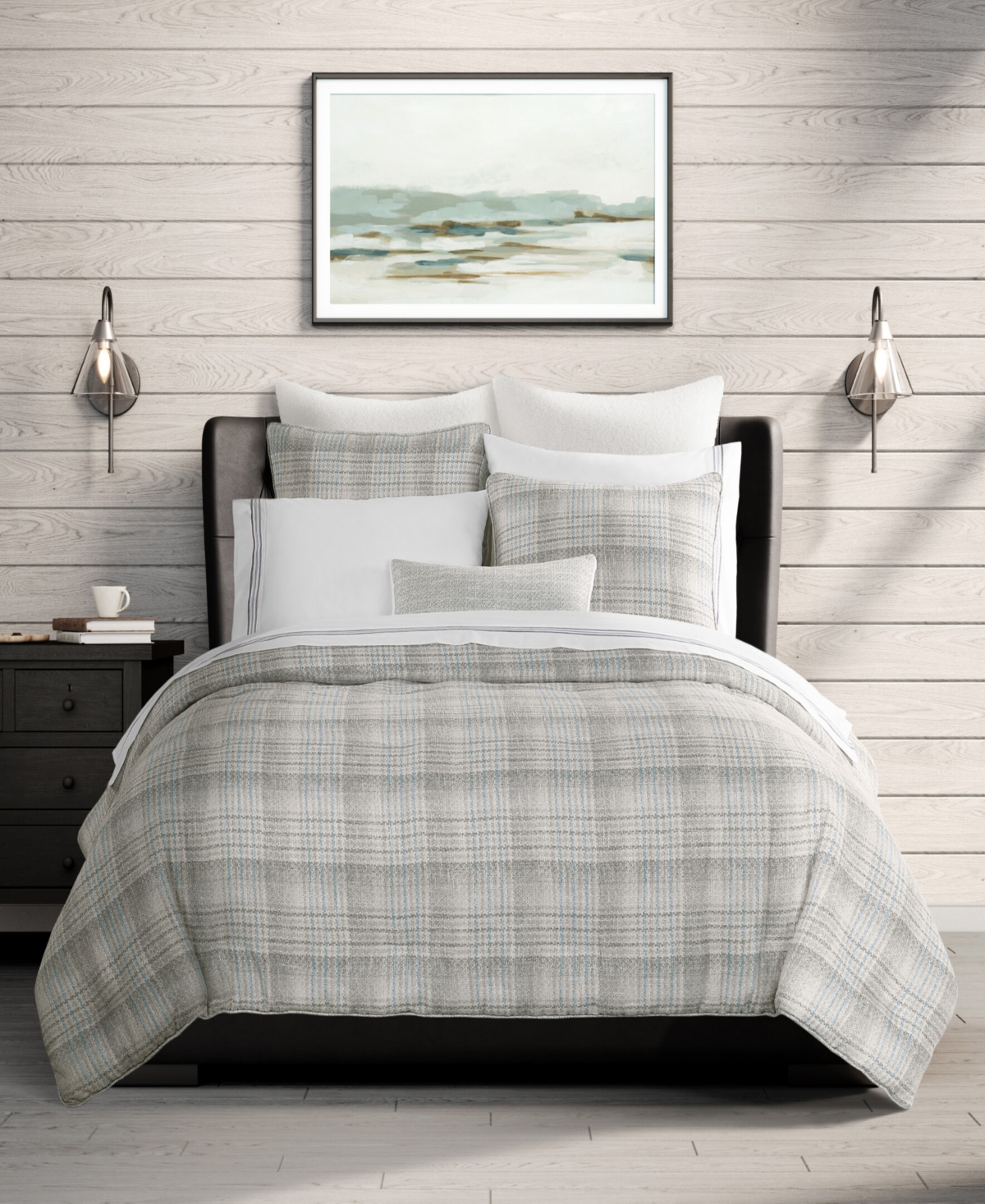 Click here for J Queen New York Alejandro Plaid 4-Piece Comforter... prices