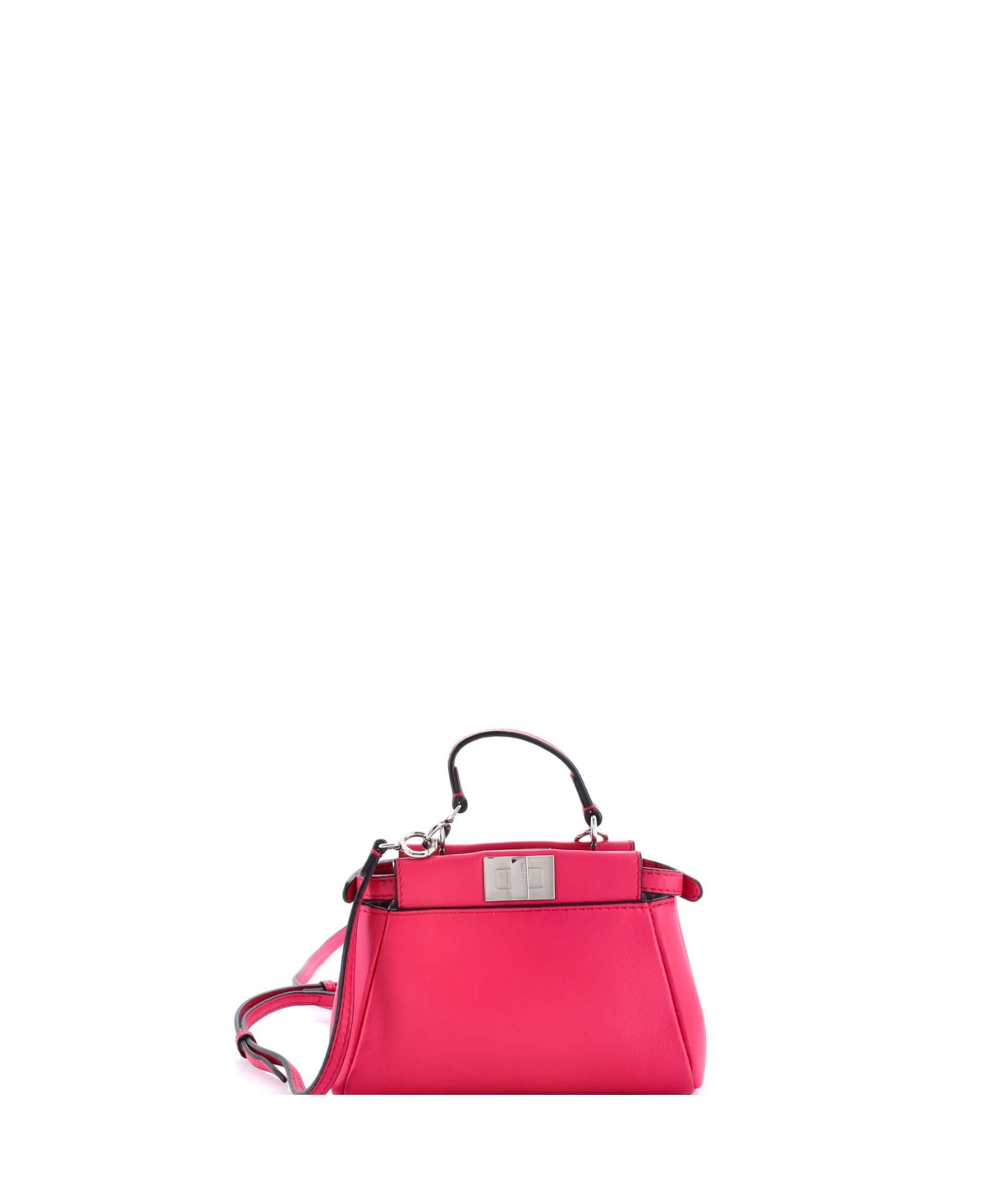 Click here for Pre-Owned Fendi Micro Peekaboo Bag Leather - Pink prices