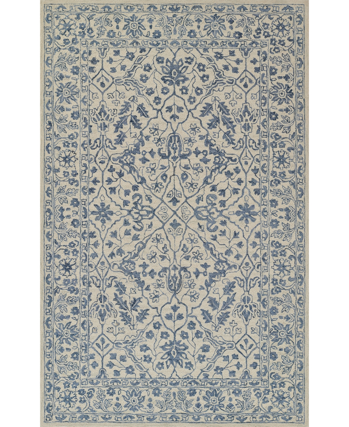 Click here for Momeni Leiden Lei-5 2x3 Area Rug - Ivory prices