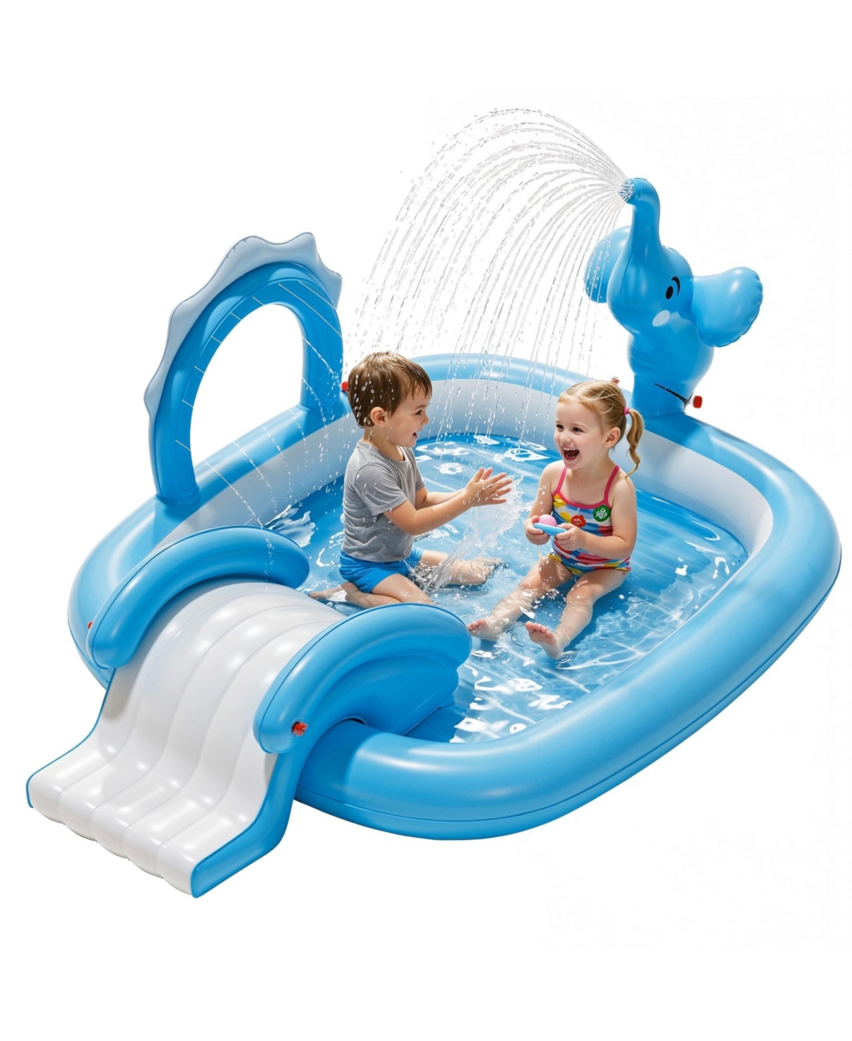 Click here for Gnuadz Elephant Inflatable Pool Slide Sprinkler Pl... prices