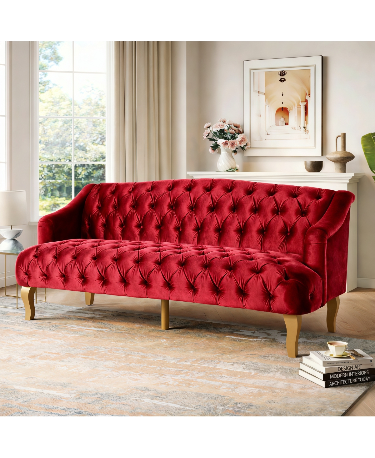 Click here for Streamdale Furniture Comfy 3-Seat Sofa with Curved... prices
