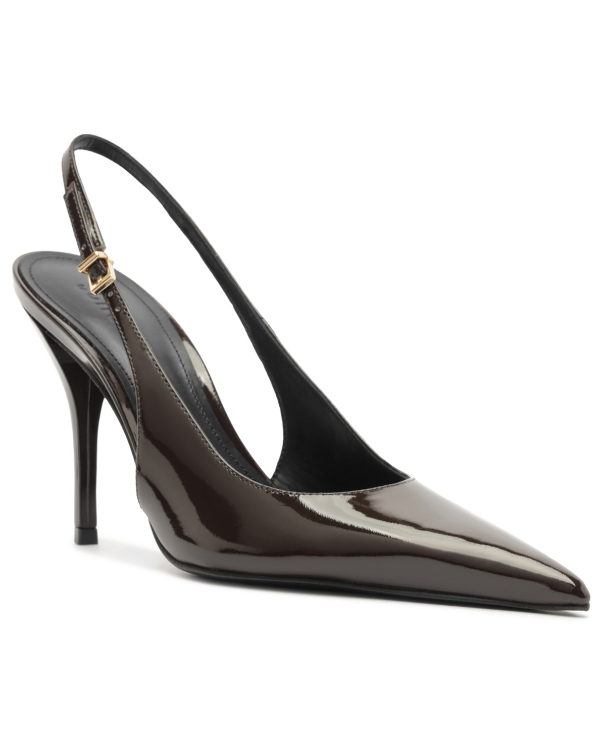Click here for Schutz Womens Liora Pointed Pumps - Dark Brown prices