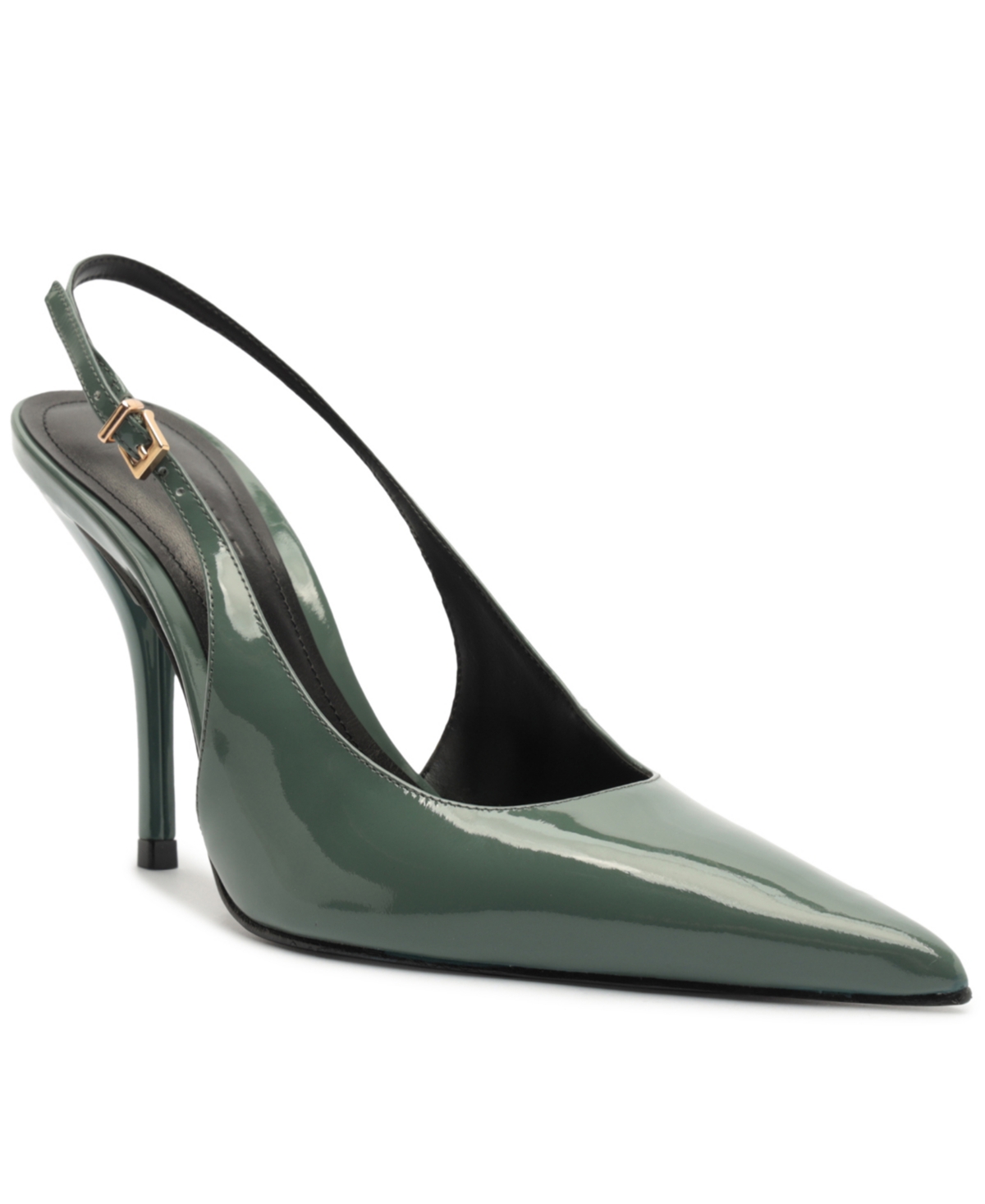 Click here for Schutz Womens Liora Pointed Pumps - Myrtle Green prices
