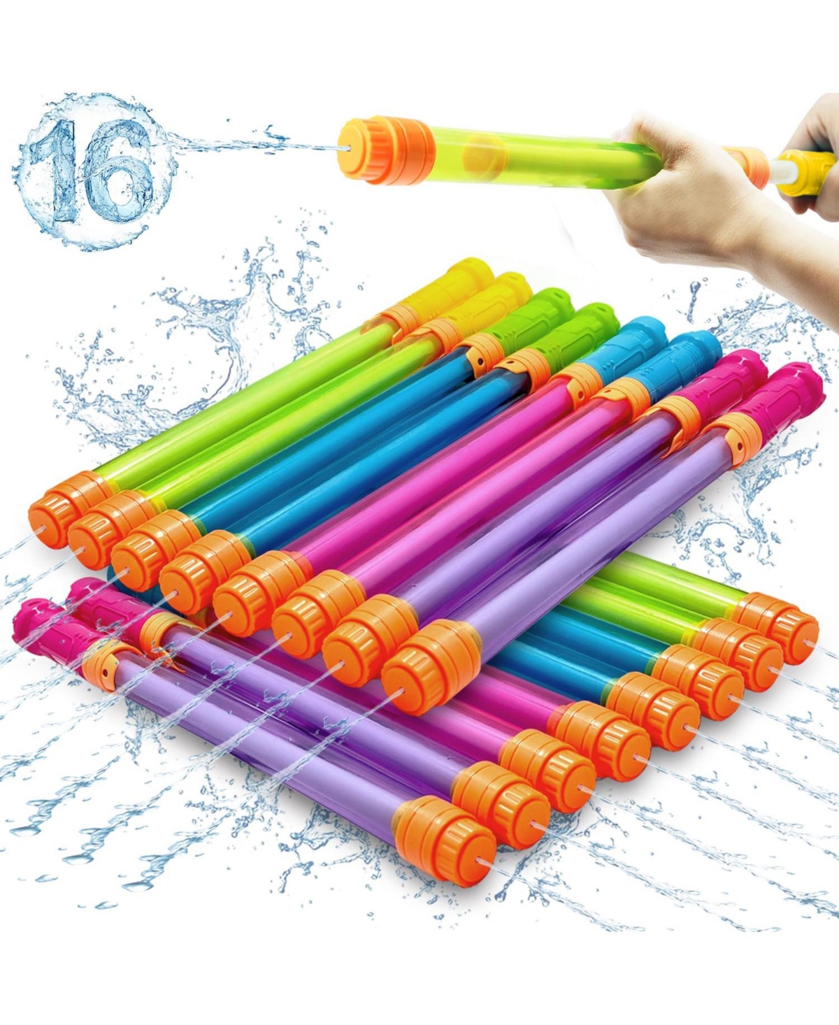 Click here for Gnuadz Water Soaker Blaster 16 Pack Pool Bulk 35 F... prices