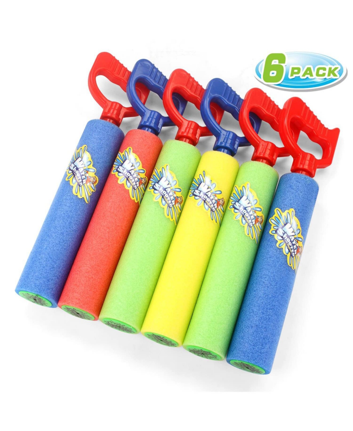 Click here for Gnuadz 6PC Water Blaster Foam Soaker Pool Toy - Mu... prices