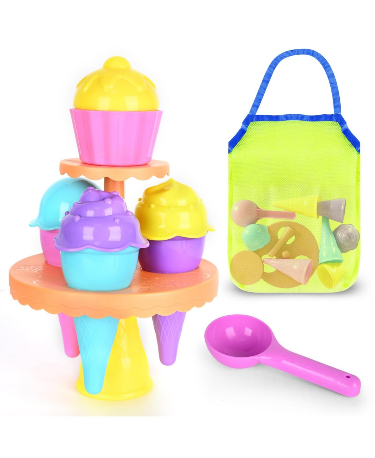 Click here for Gnuadz 14-piece Beach Toys Ice Cream Sand Molds Sh... prices
