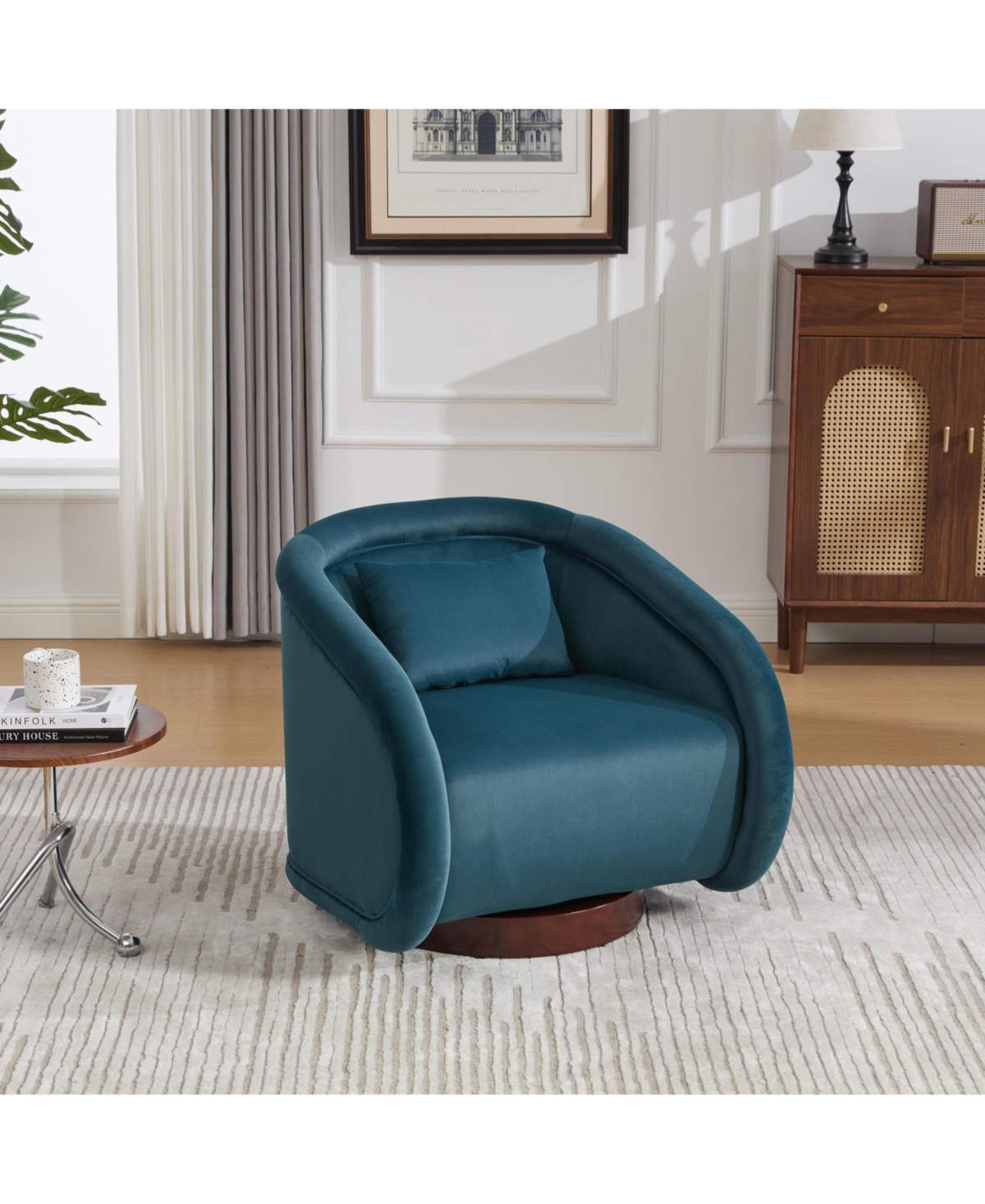 Click here for Boyel Living Swivel Accent Chair 360 Degree Velvet... prices