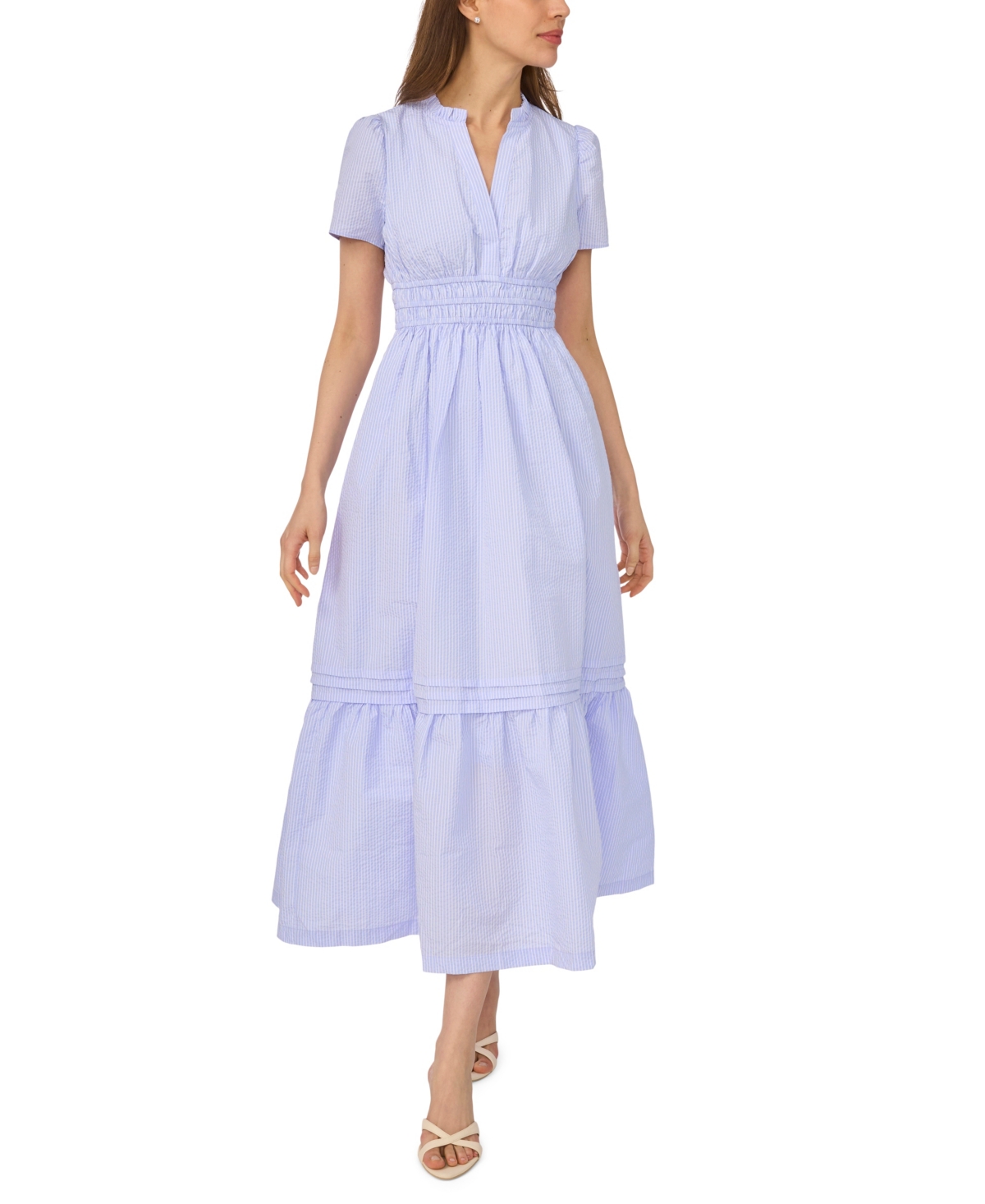 Click here for CeCe Womens Split V-Neck Dress - Fresh Lavender prices