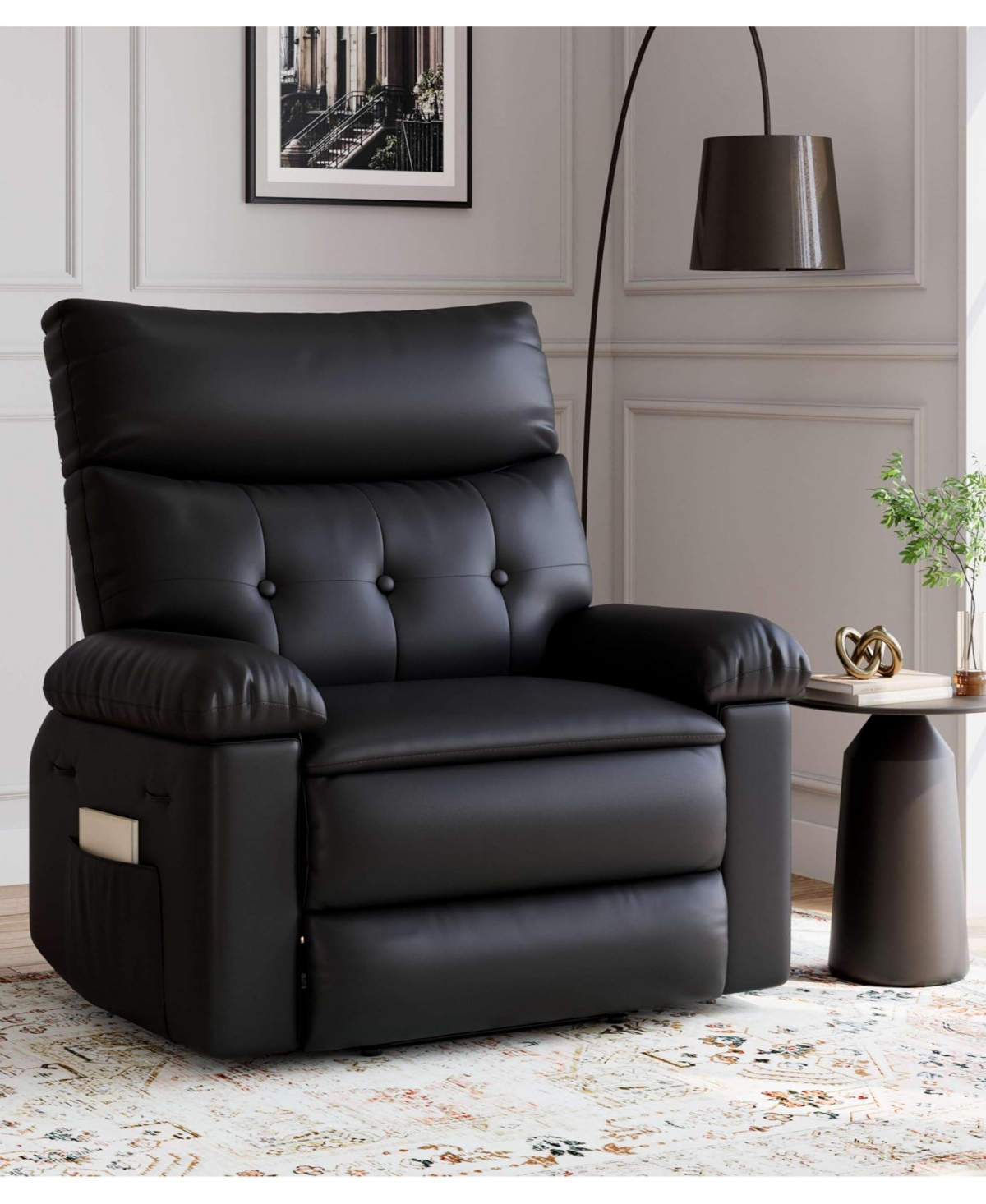 Click here for gaomon Manual Swivel Recliner Sofa Chair with Side... prices