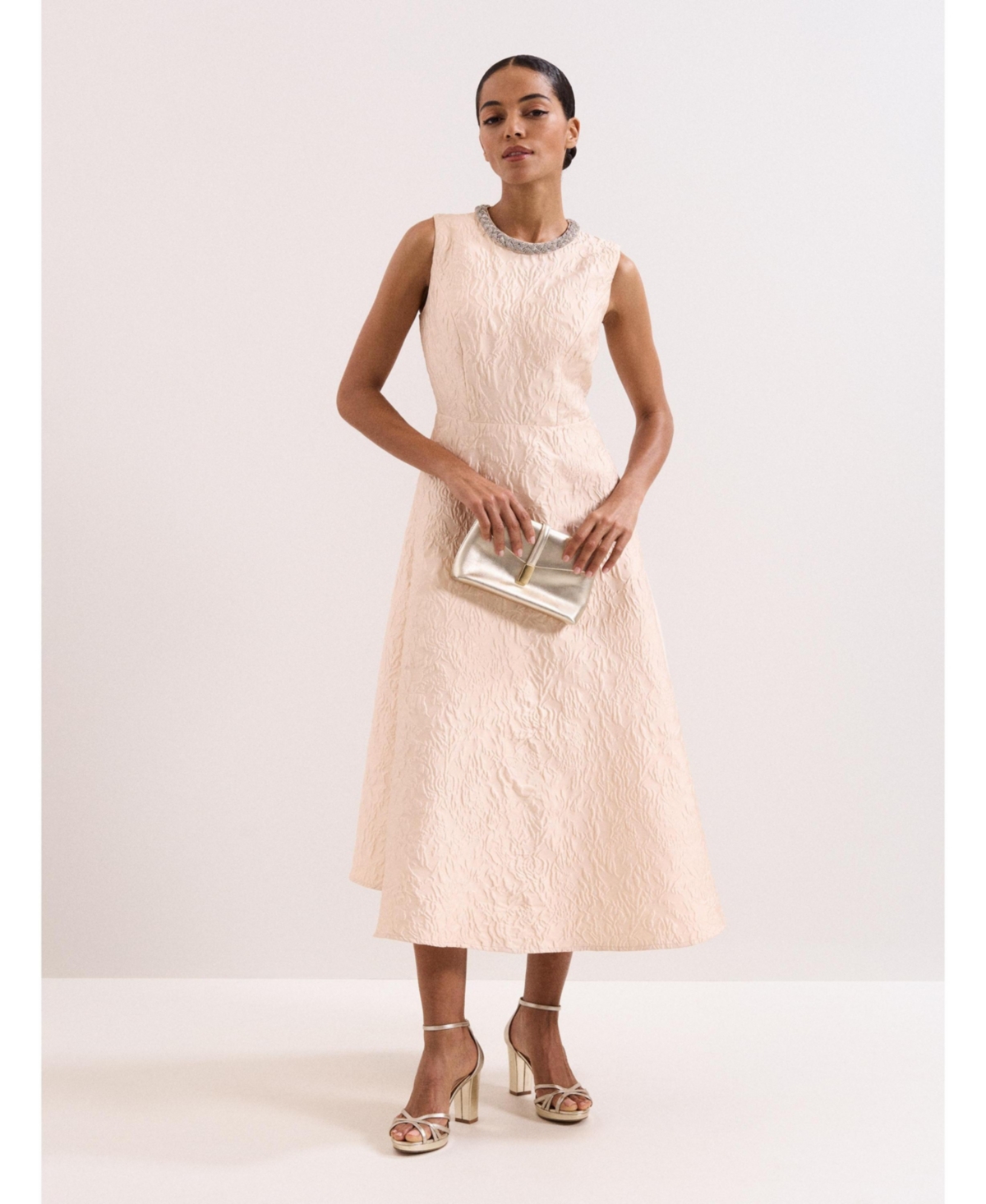 Click here for Phase Eight Womens Imani Embellished Neckline A-Li... prices