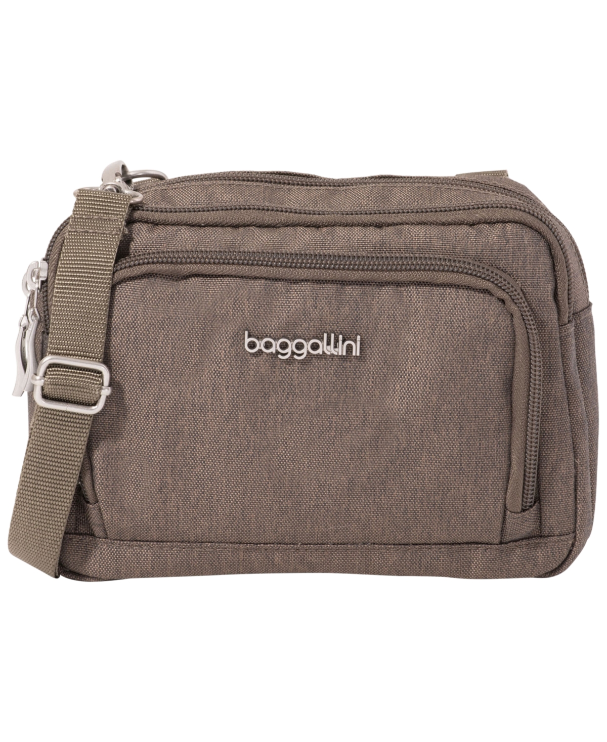 Click here for Baggallini Trifecta Small Crossbody Handbag - Dark... prices