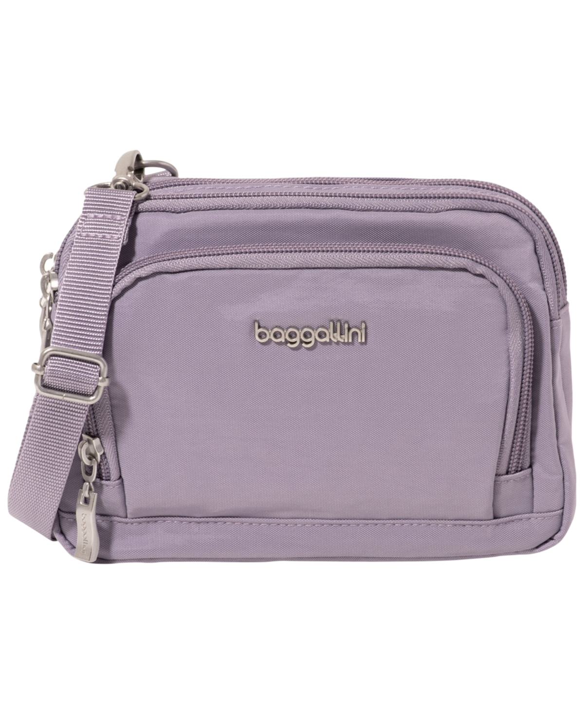 Click here for Baggallini Trifecta Small Crossbody Handbag - Lila... prices