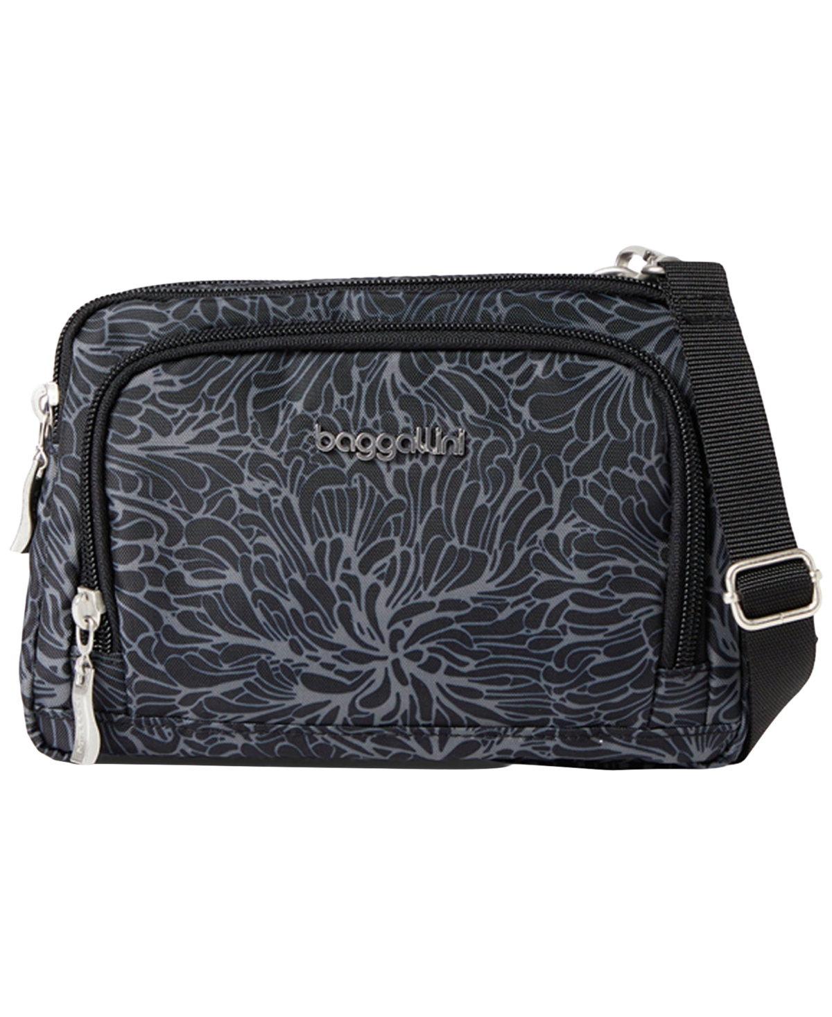 Click here for Baggallini Trifecta Small Crossbody Handbag - Midn... prices