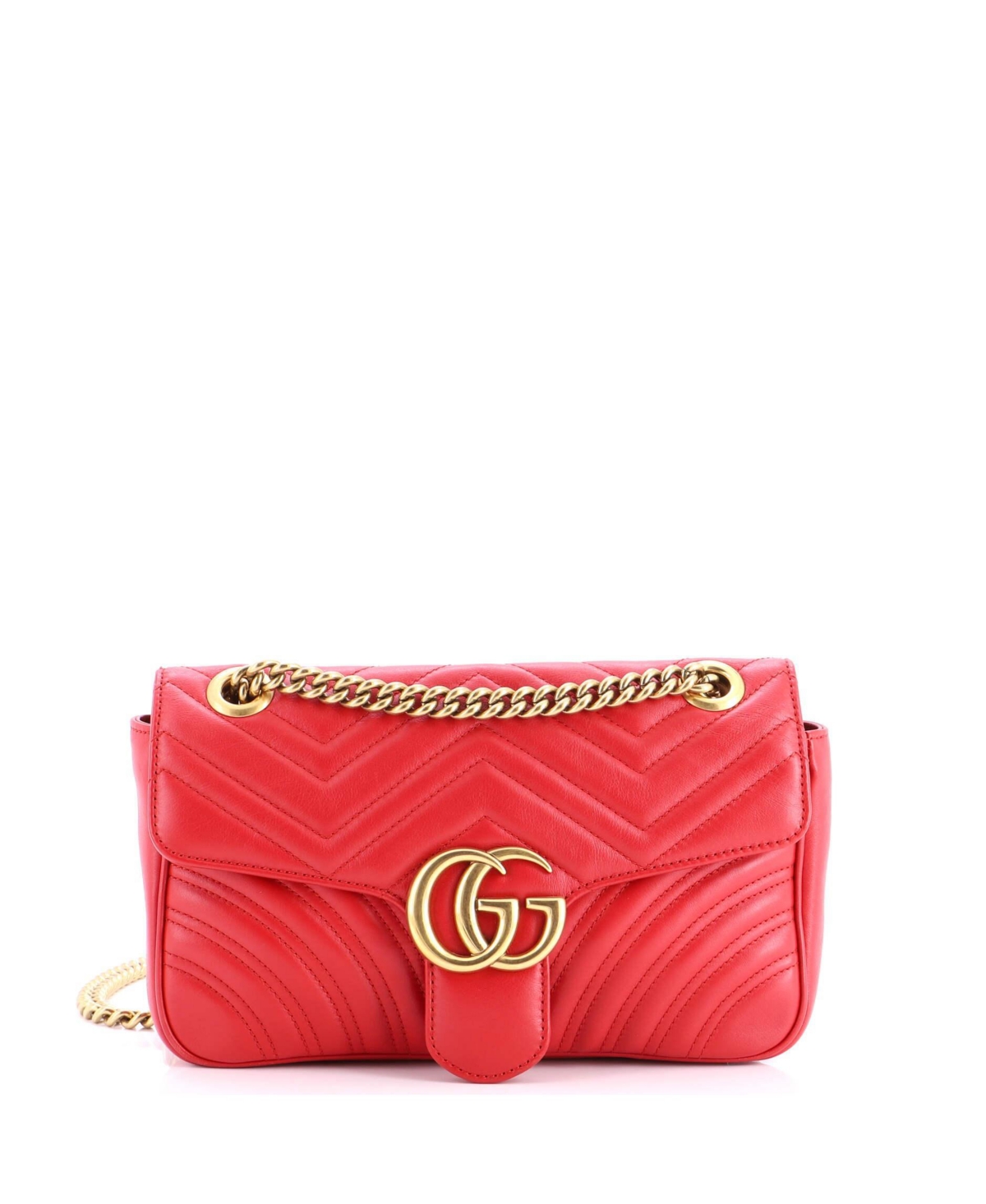 Click here for Pre-Owned Gucci Medium Gg Marmont Flap Bag Matelas... prices