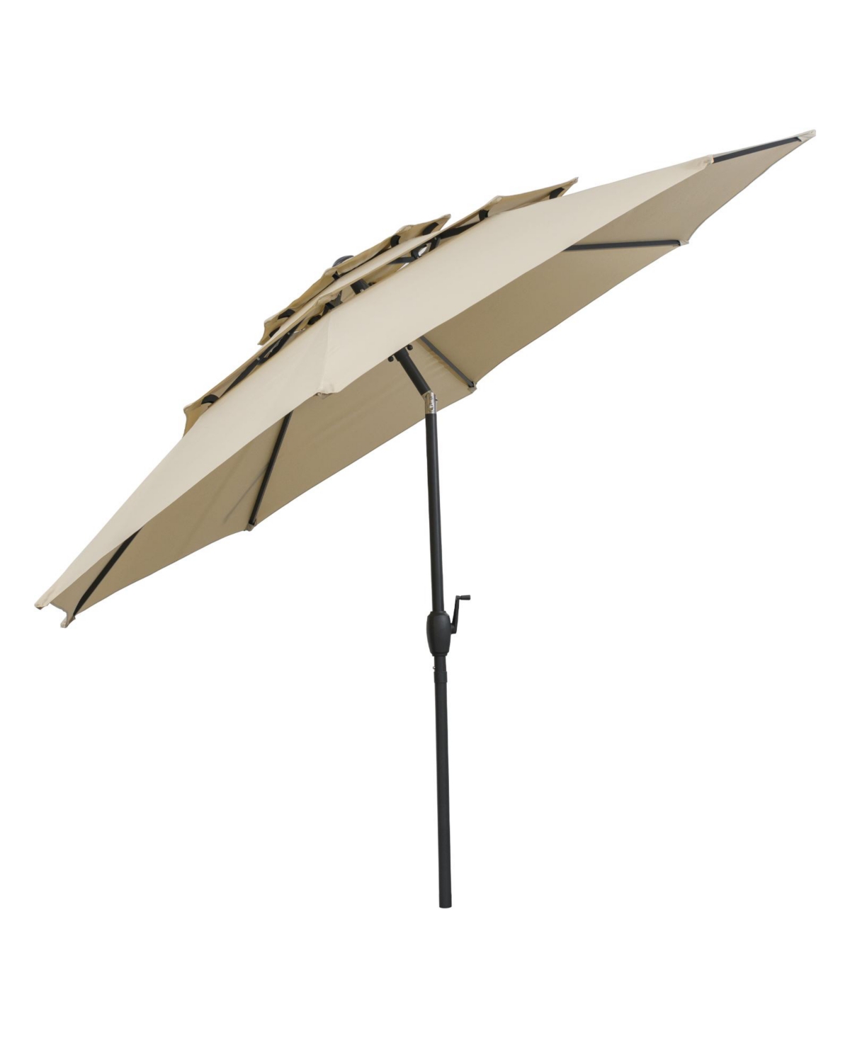 Click here for Sugift 10 feet 3 Tier Vented Patio Umbrella with P... prices