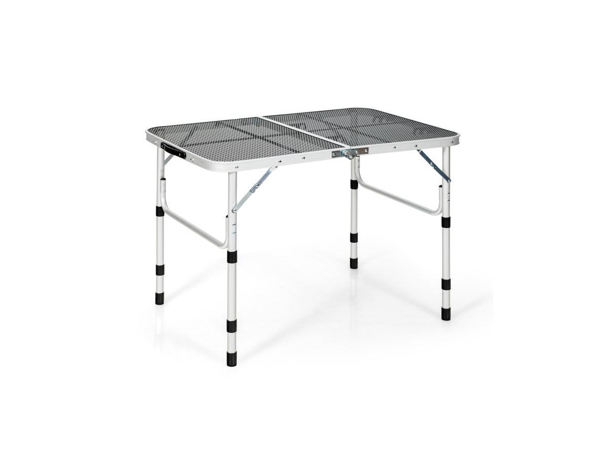 Click here for Lucky One Aluminum Grill Table with Iron Mesh Top... prices