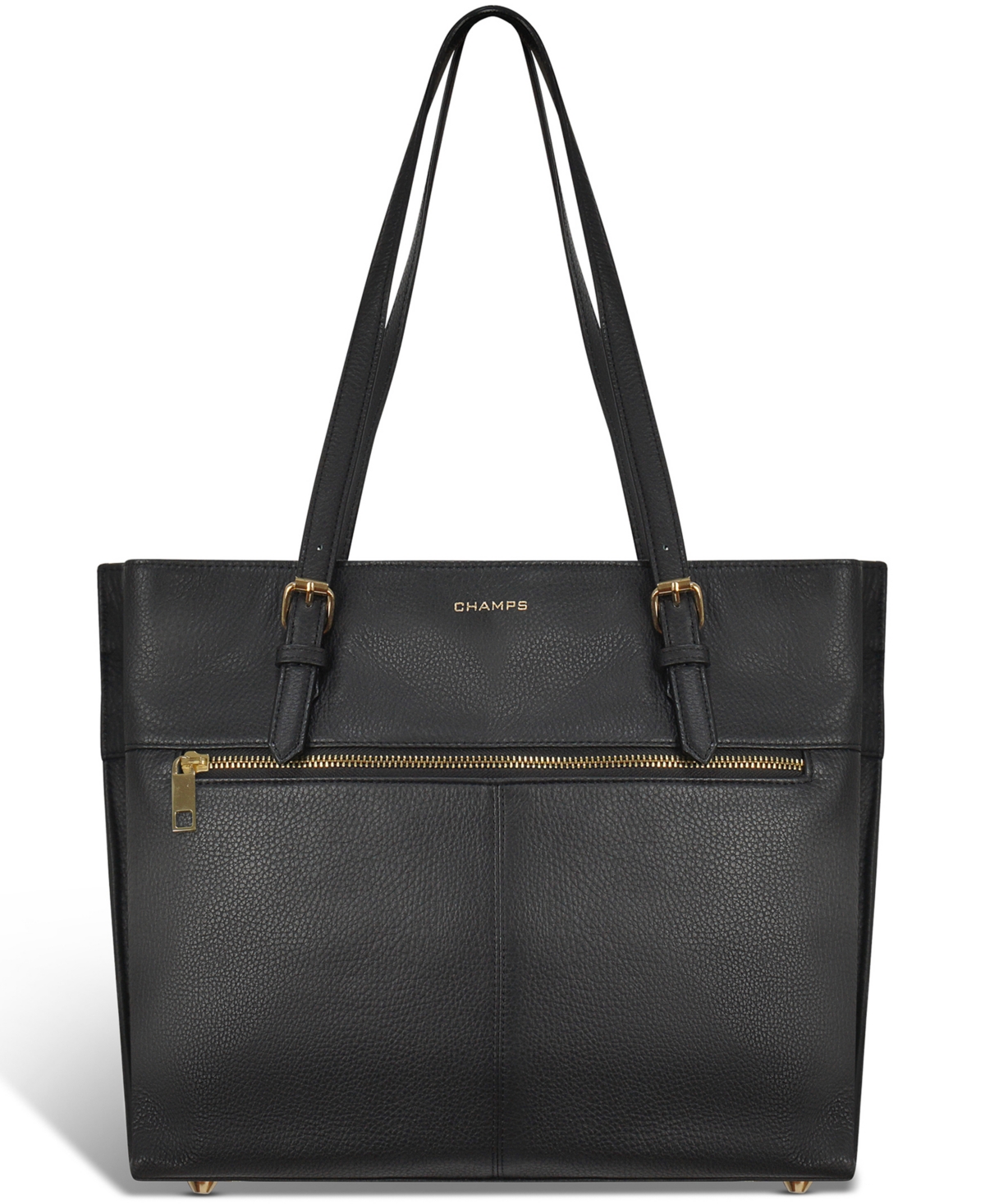 Click here for Champs Leather Travel Tote Bag - Black prices