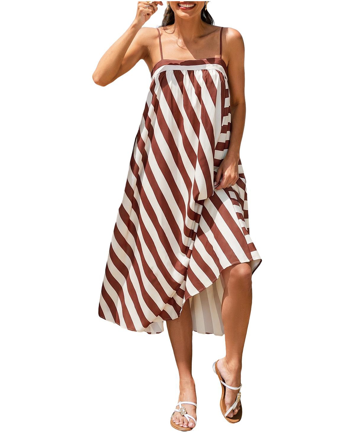 Click here for Cupshe Womens Shell We Striped Maxi Beach Dress -... prices