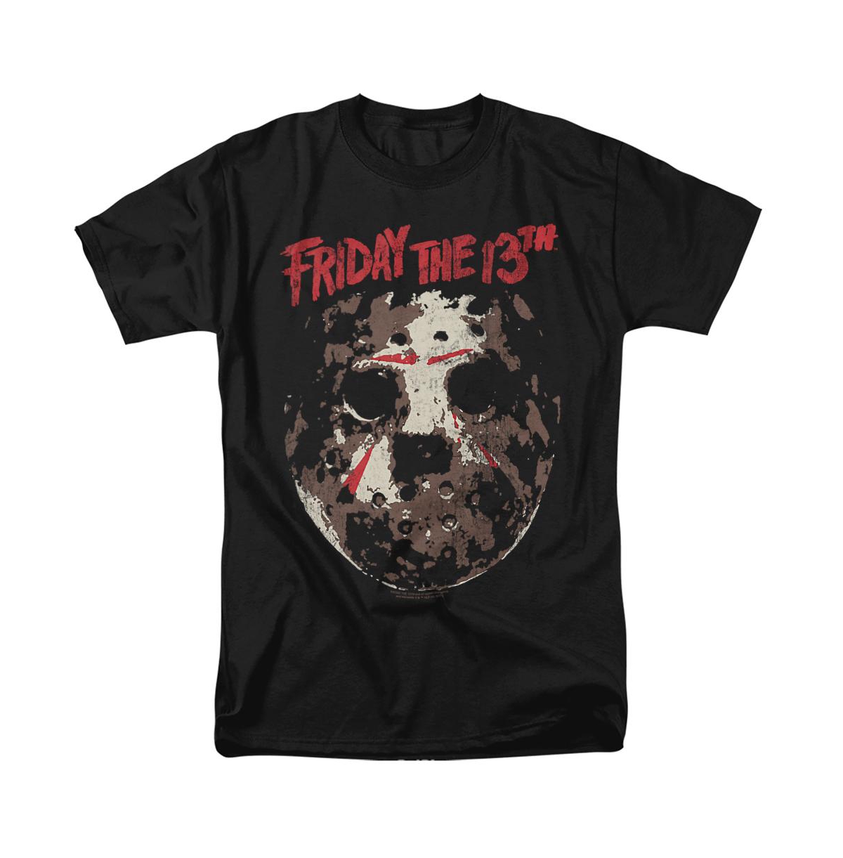 Click here for Friday The 13th Mens Rough Mask T Shirt - Black prices