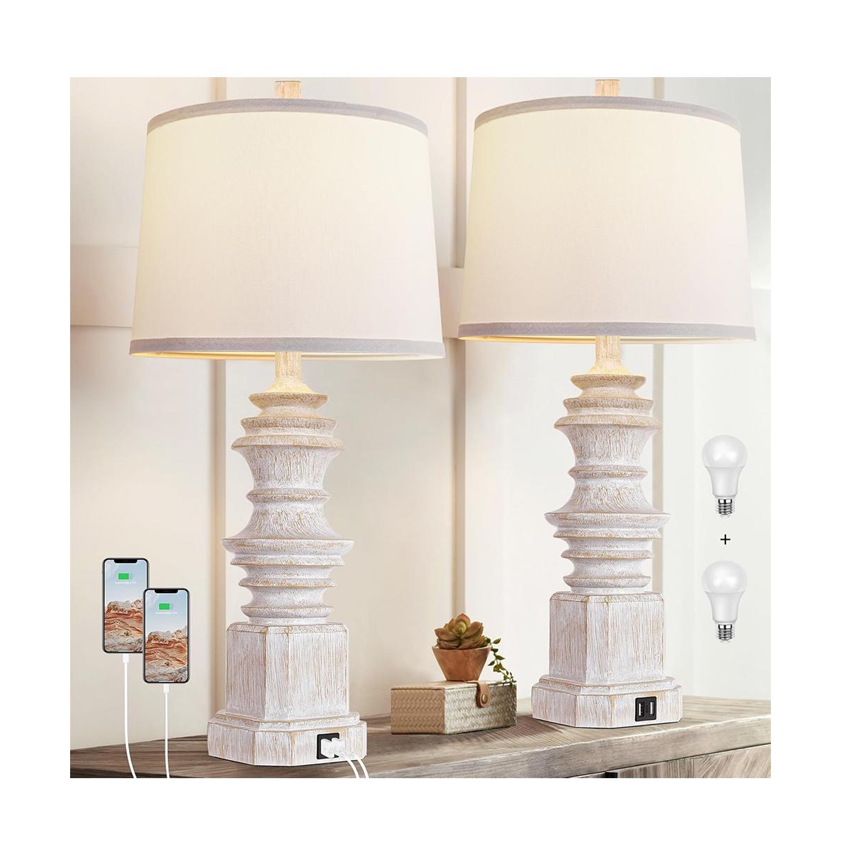 Click here for Sofucor 26.5-inch Table Lamps for Nightstand Set o... prices