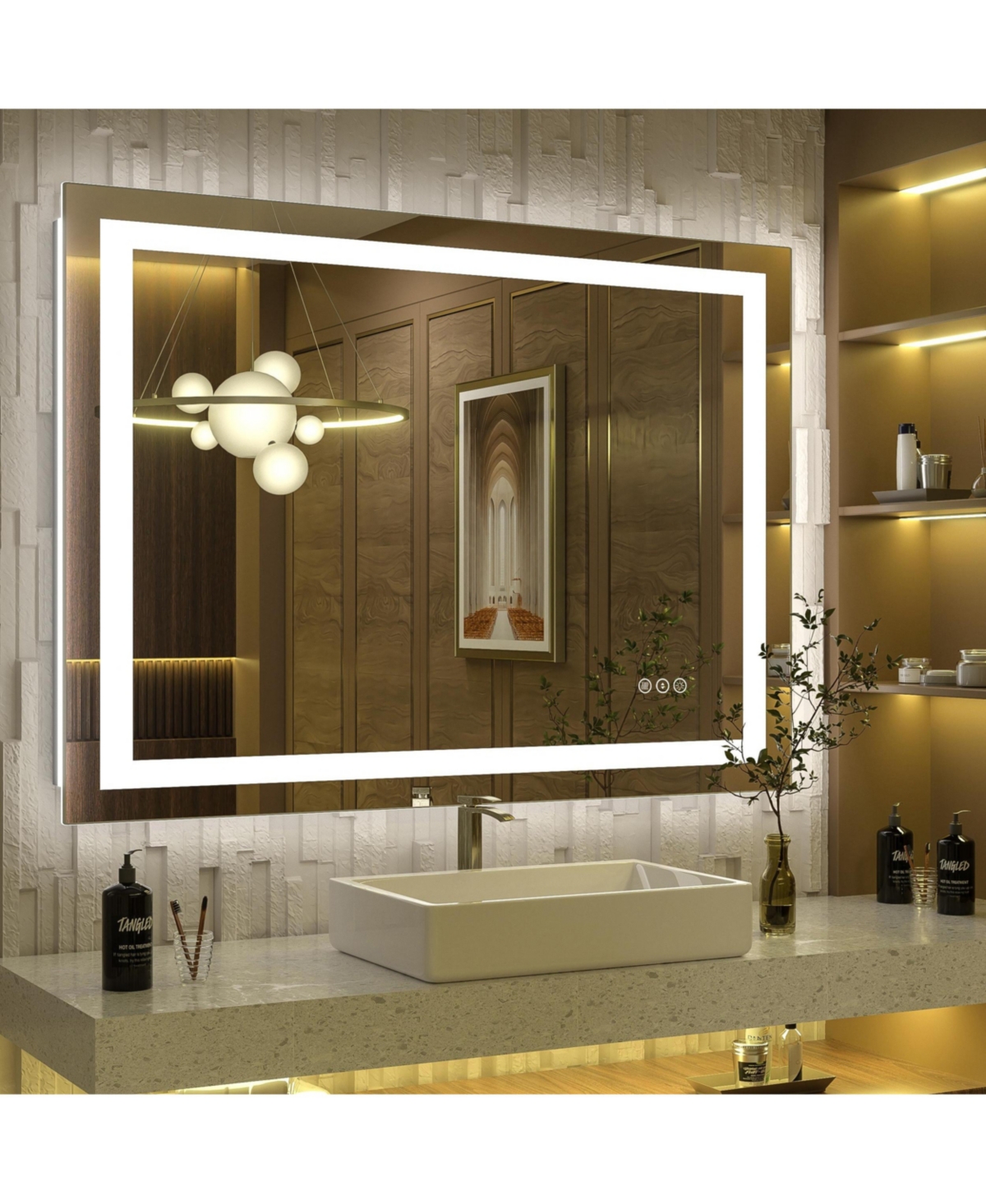 Click here for Apmir 32 x 44 Super Bright Front and Back Led Ligh... prices
