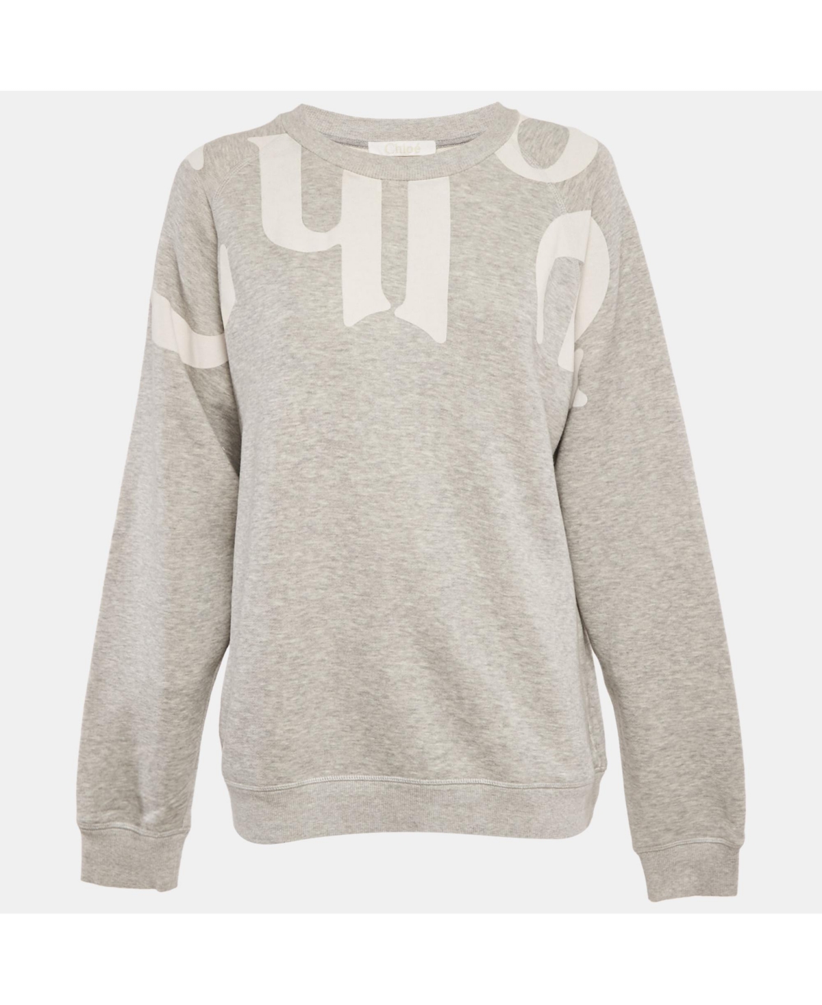 Click here for Pre-Owned Chloe Womens Logo Print Cotton Melange C... prices
